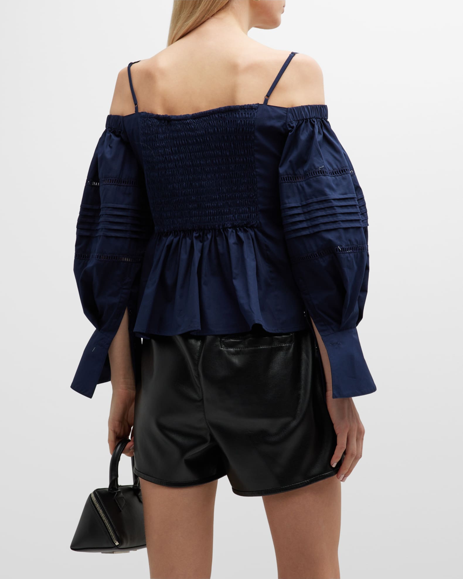 SIMKHAI Whitney Puff Sleeve Top | Neiman Marcus