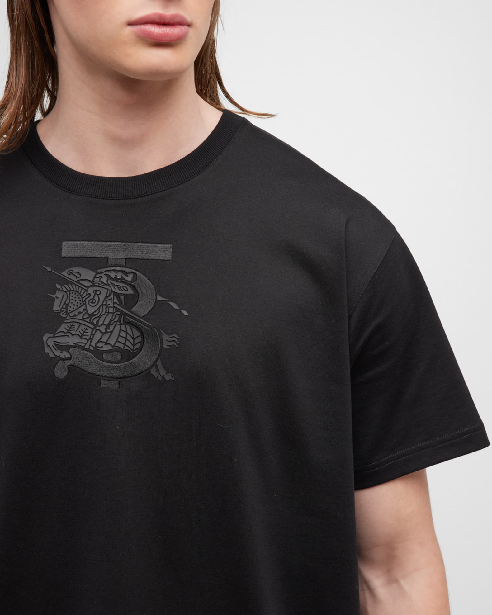 Burberry Men's TB Monogram T-Shirt | Neiman Marcus
