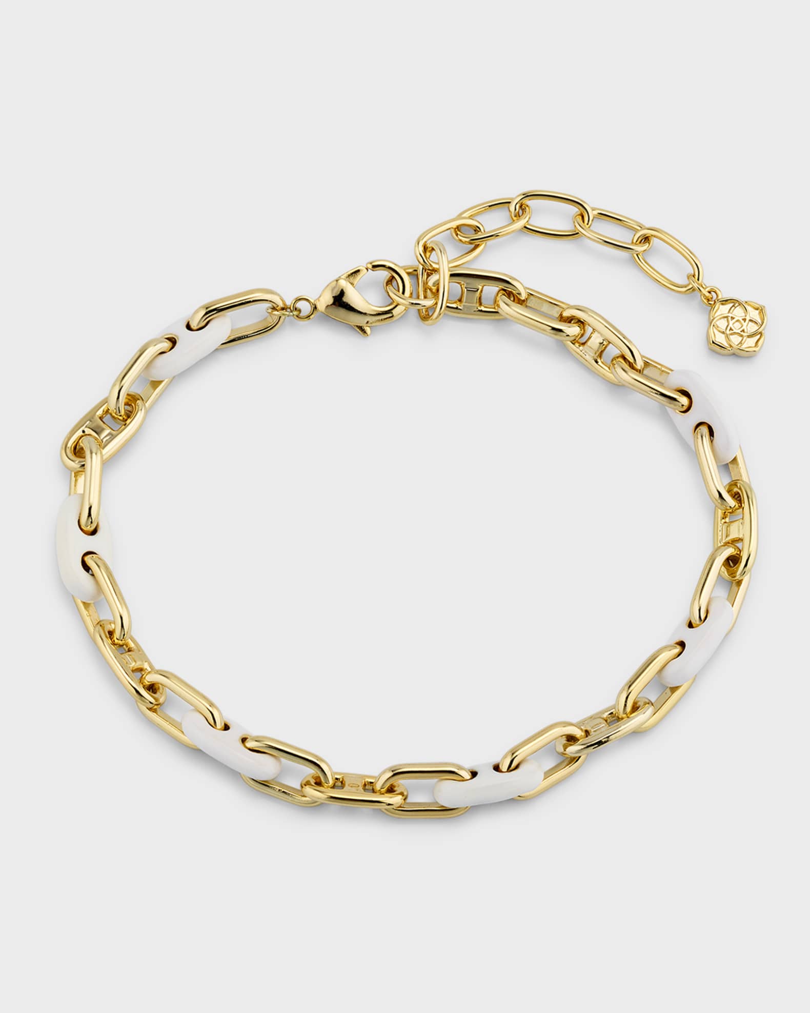 Kendra Scott Bailey Enamel Chain Bracelet | Neiman Marcus