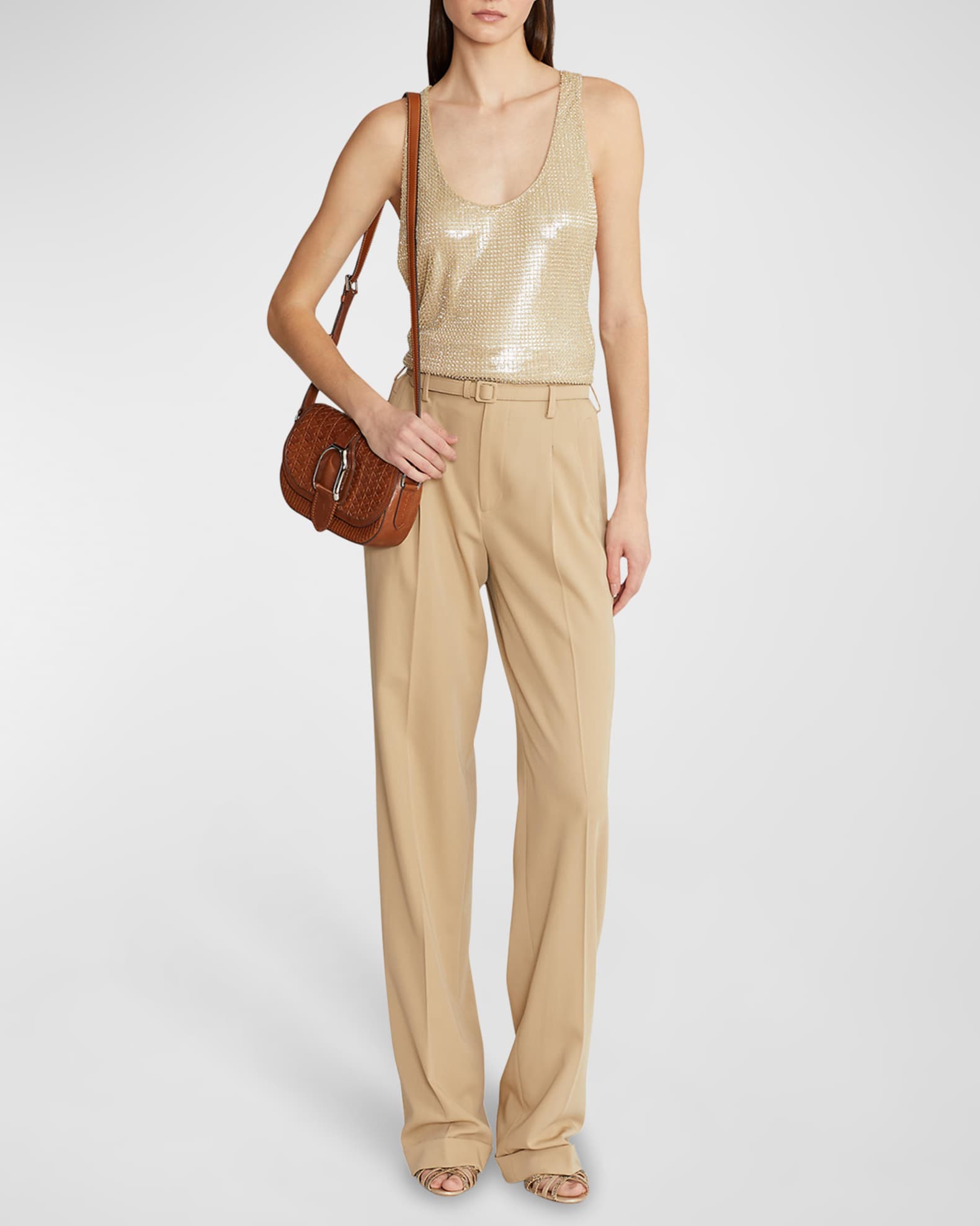 Neutral Sequin Satin Collection | Neiman Marcus