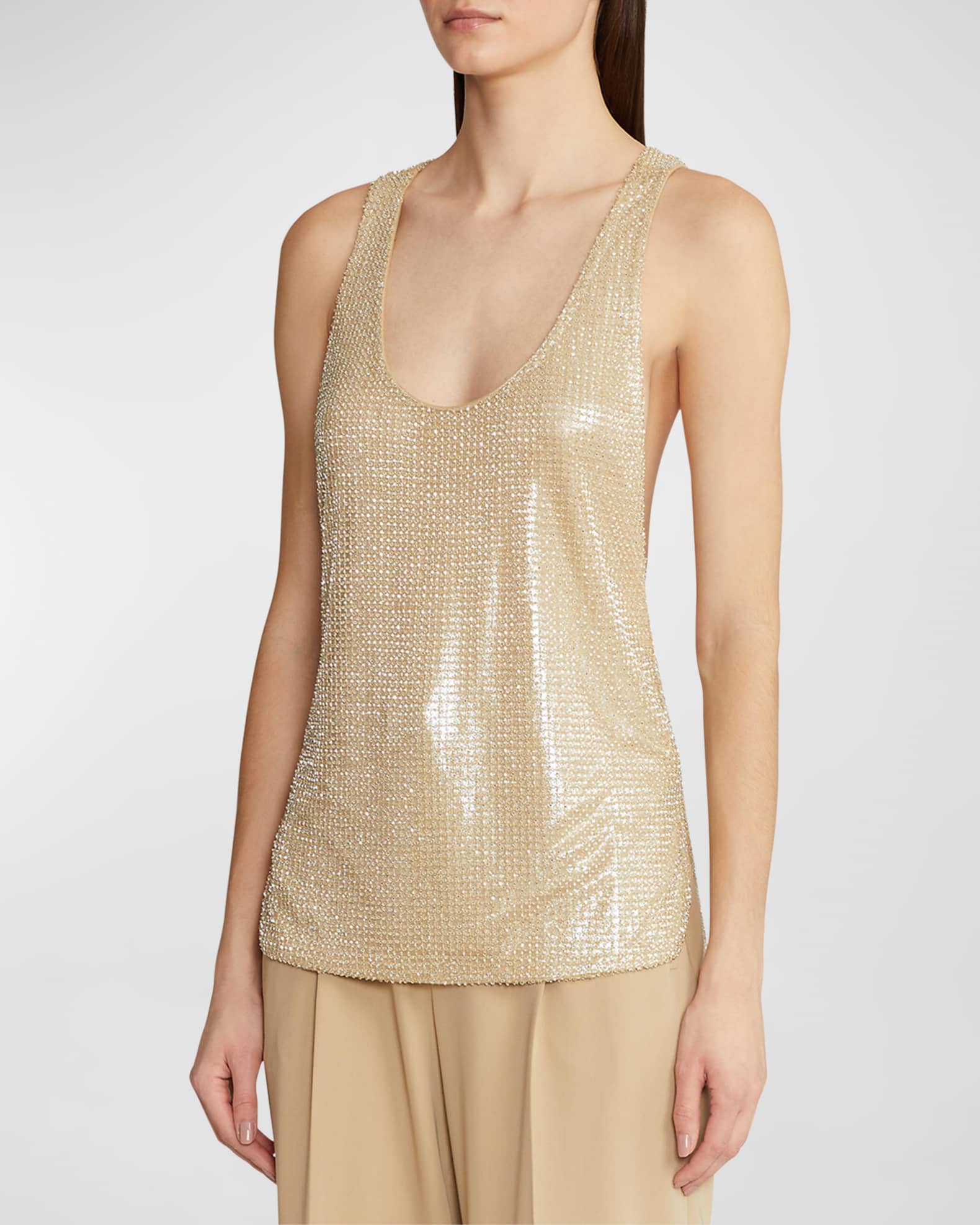 Neutral Sequin Satin Collection | Neiman Marcus
