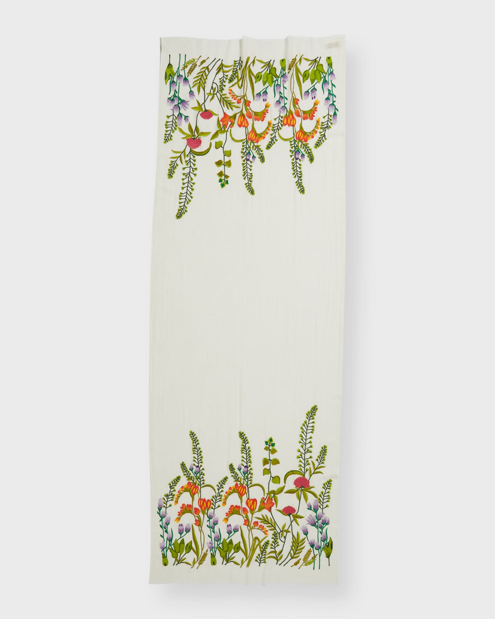 Janavi India Blooms Cashmere Scarf | Neiman Marcus