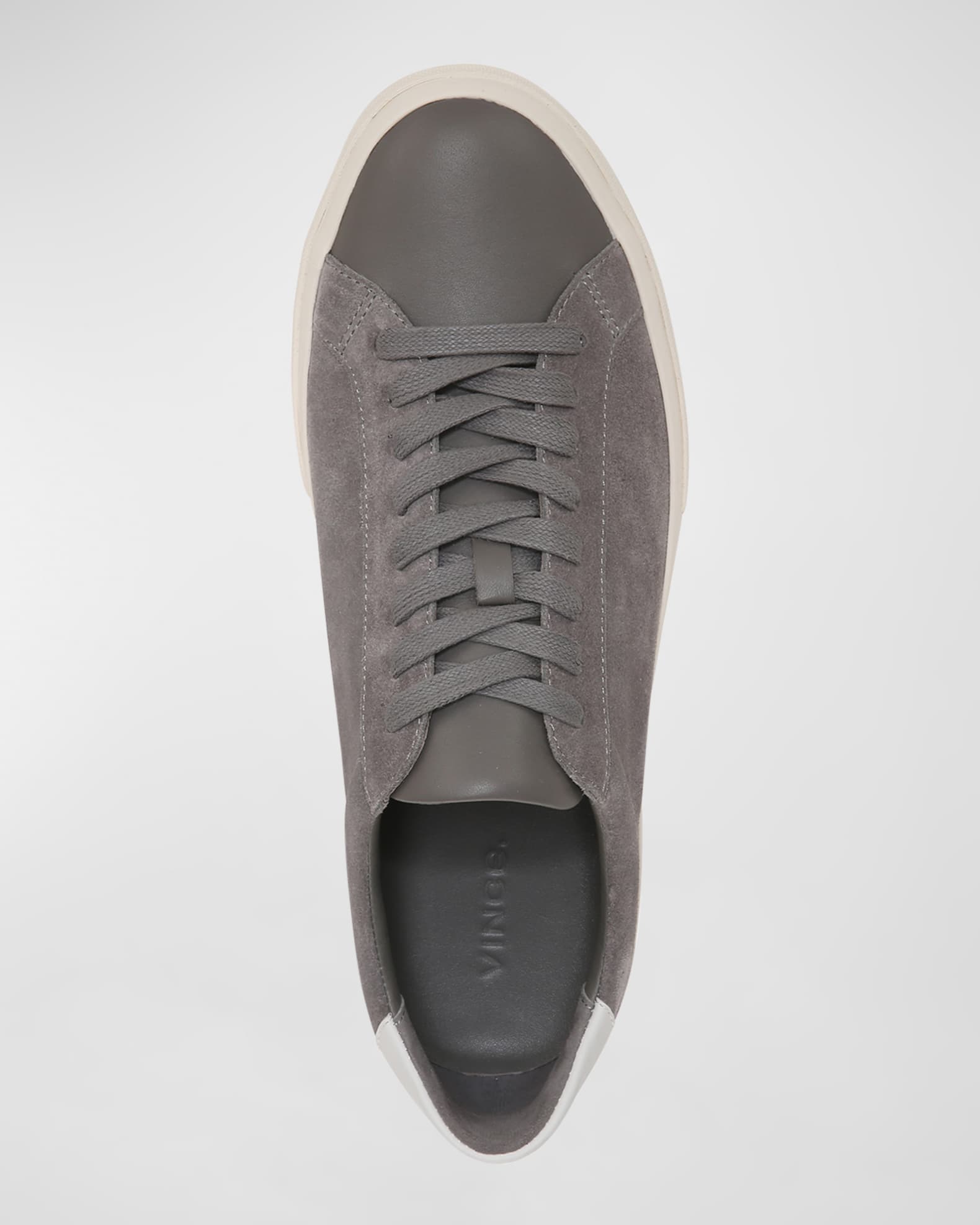 Vince Men's Fulton-E Leather Low-Top Sneakers | Neiman Marcus