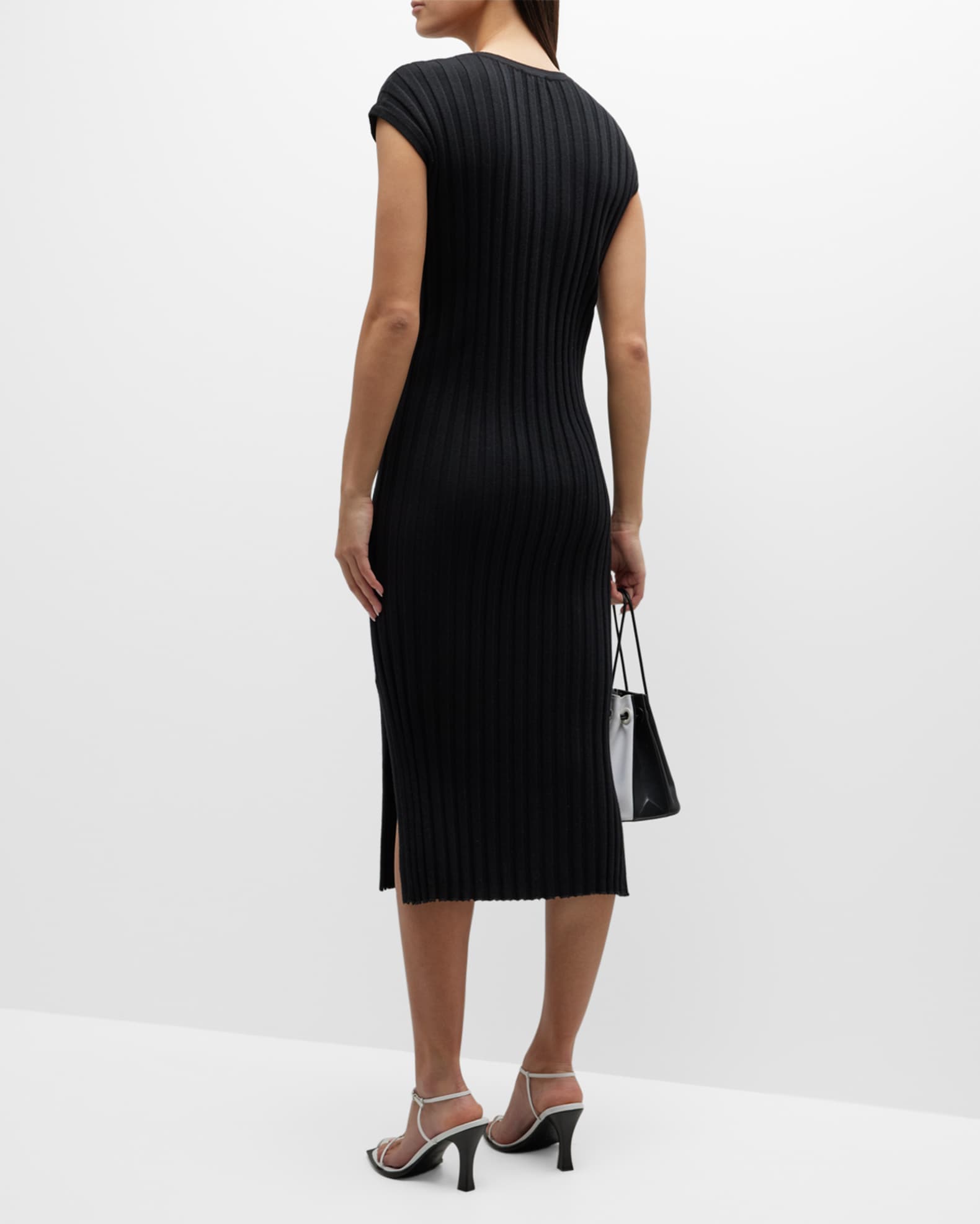 Rails Ashley Rib-Knit Midi Dress | Neiman Marcus
