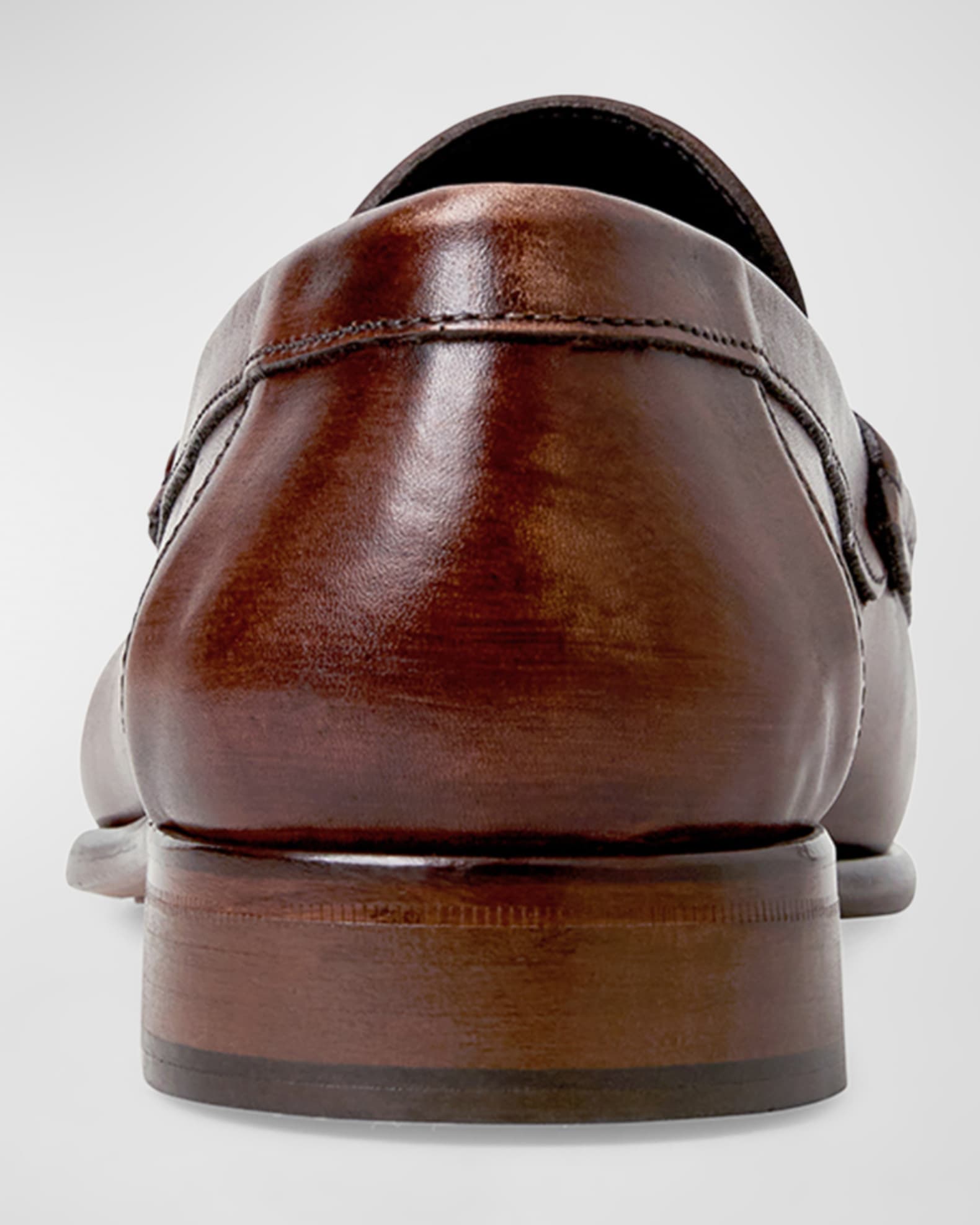 Bruno Magli Men's Tonio Leather Moccasin Penny Loafers | Neiman Marcus