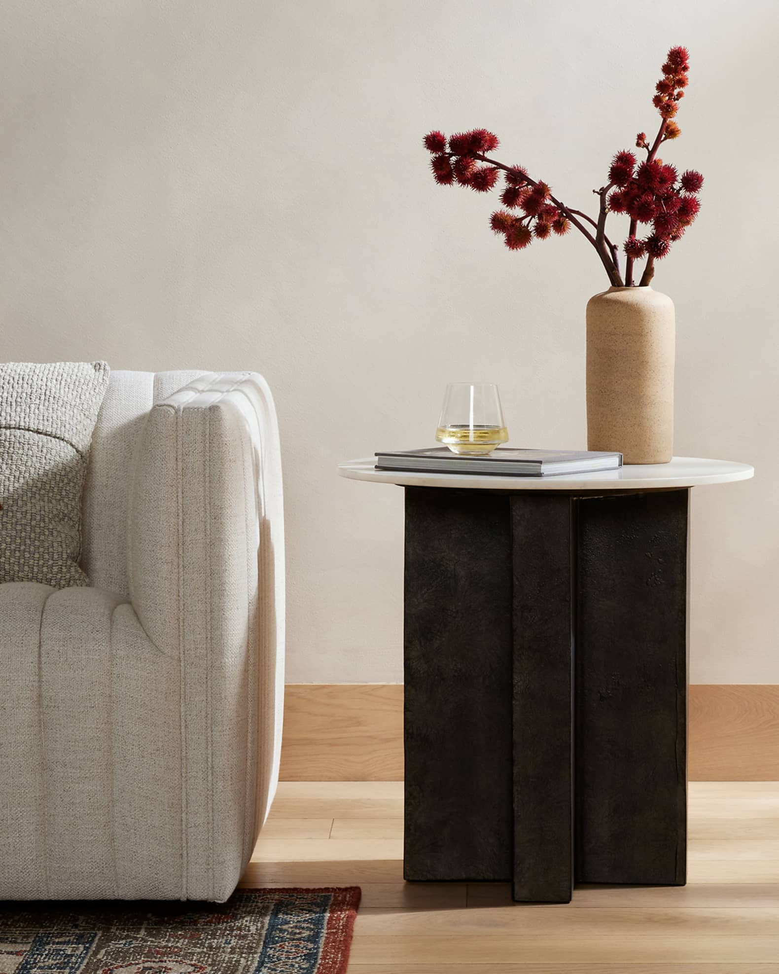 Four Hands Terrell Round End Table | Neiman Marcus