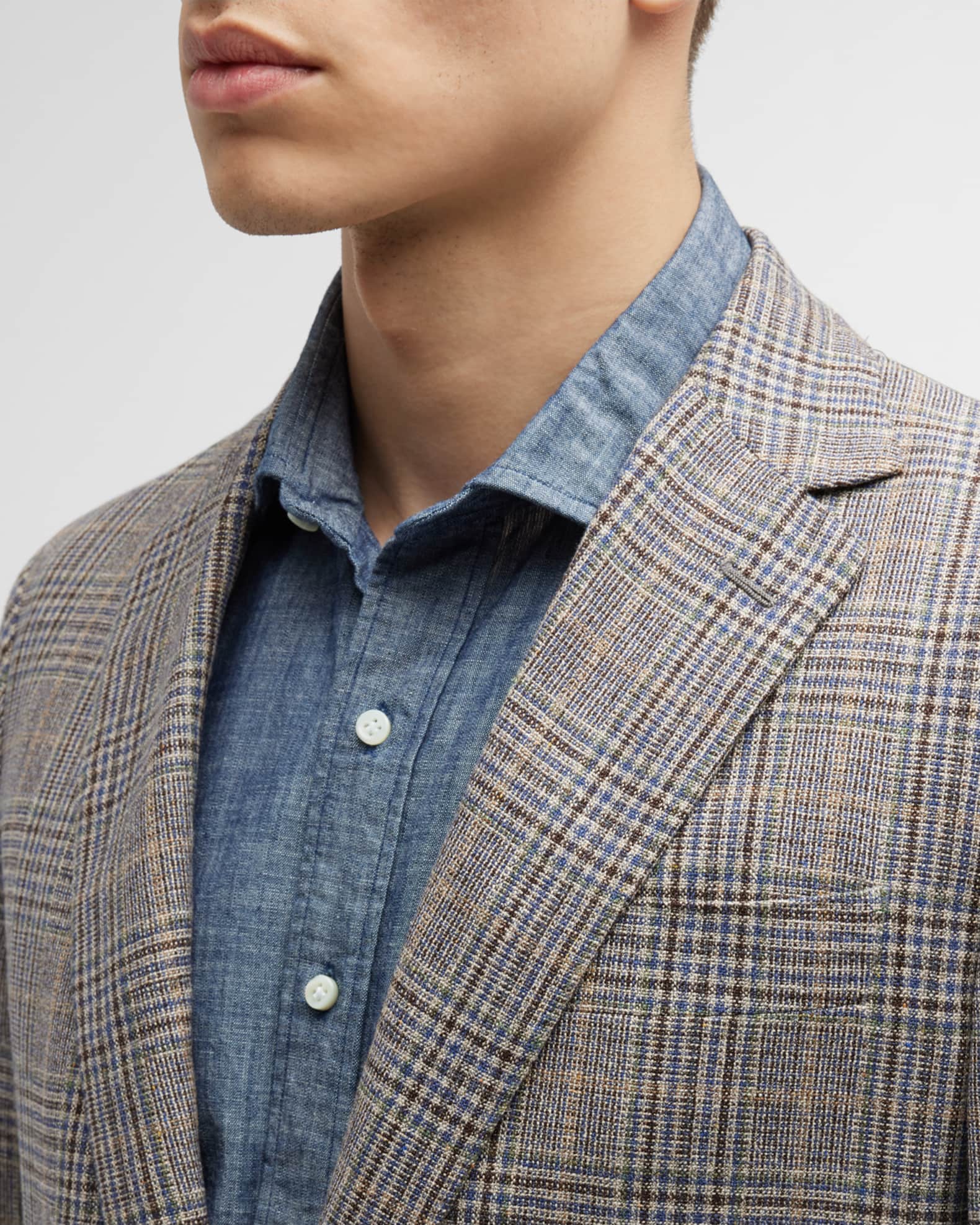 Sid Mashburn Men's Virgil Multi-Check Sport Coat | Neiman Marcus