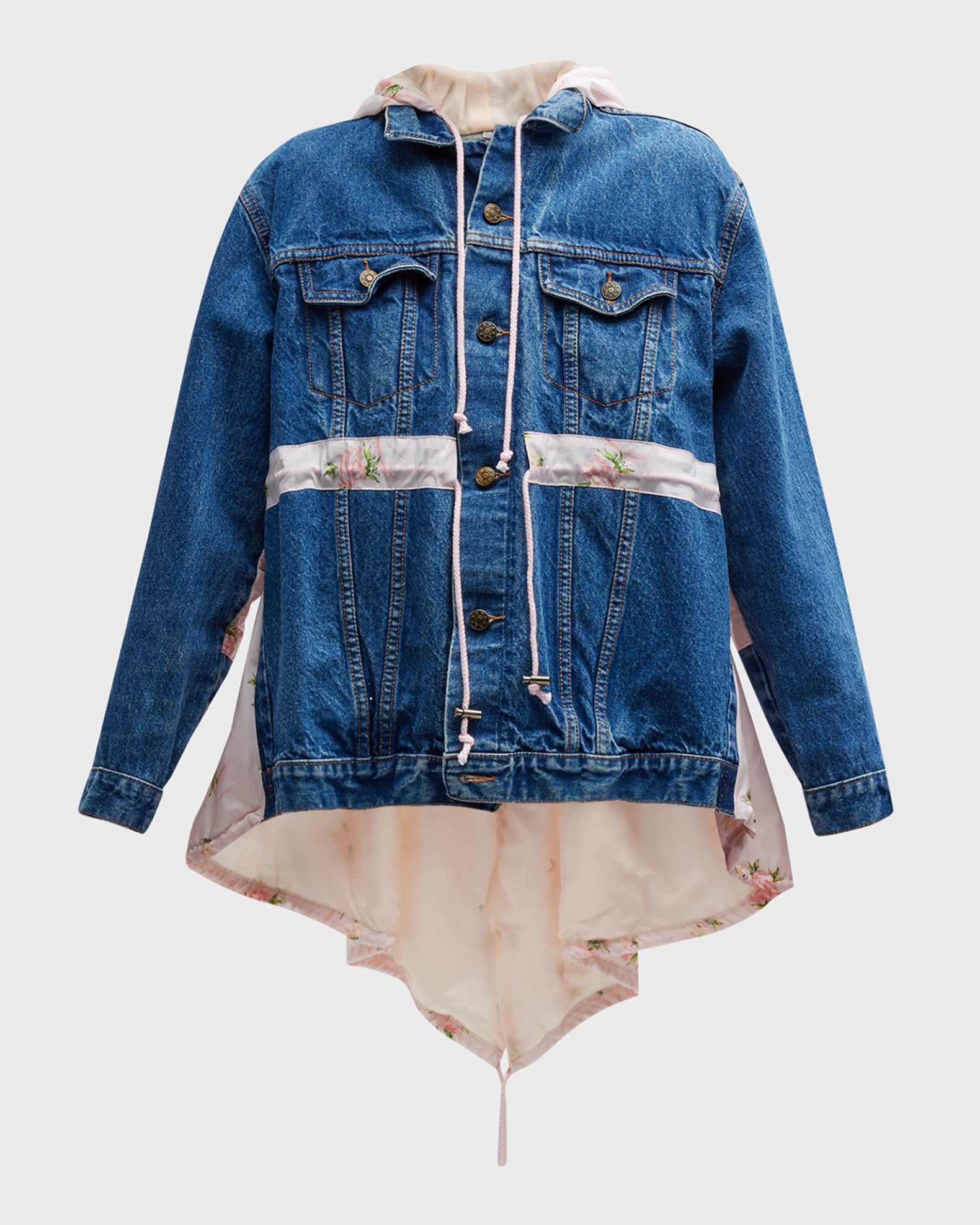 Rentrayage Oasis Denim Anorak Jacket - Limited Edition | Neiman Marcus