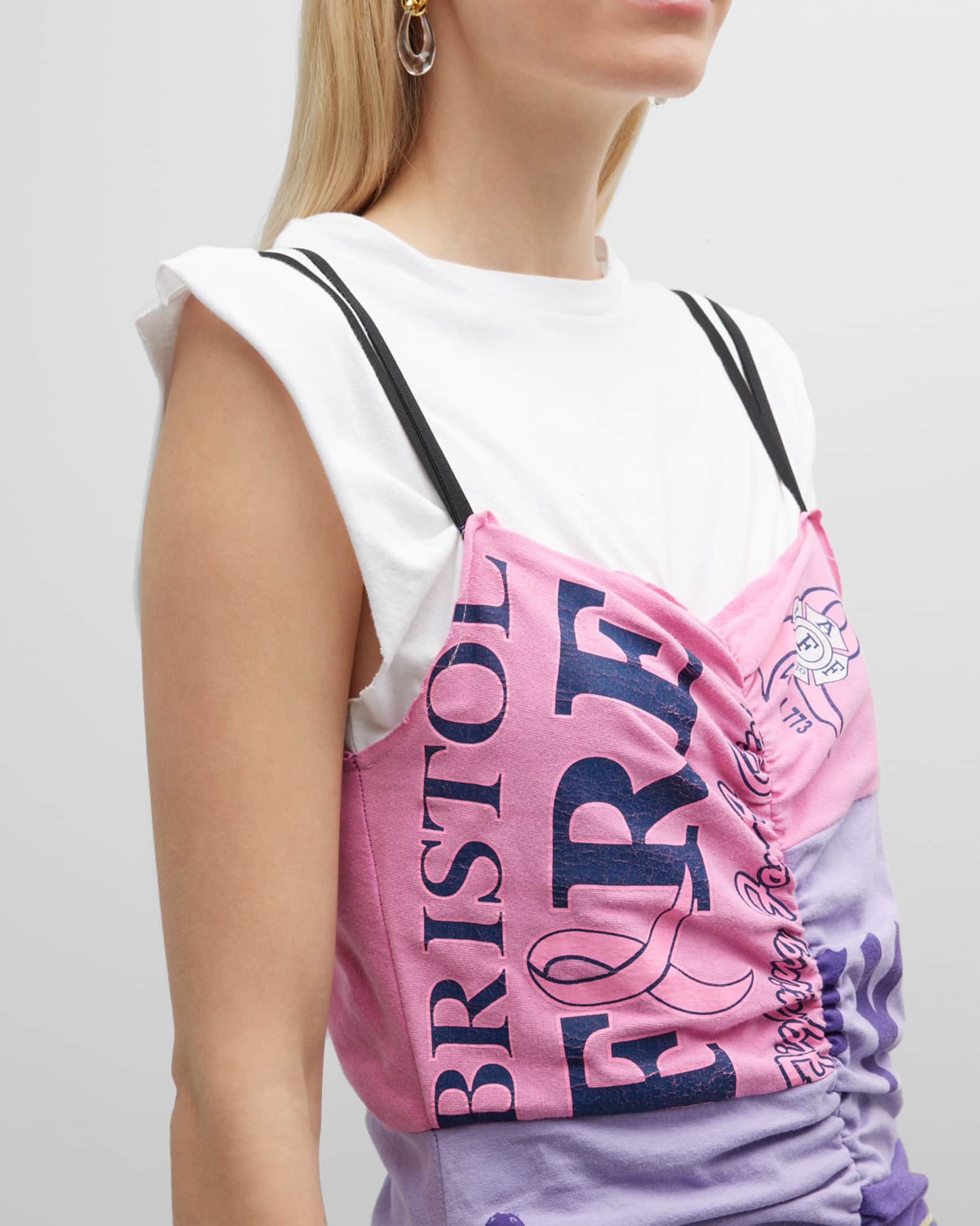 Rentrayage First Look Patchwork Ruched Midi Dress - Limited Edition ...