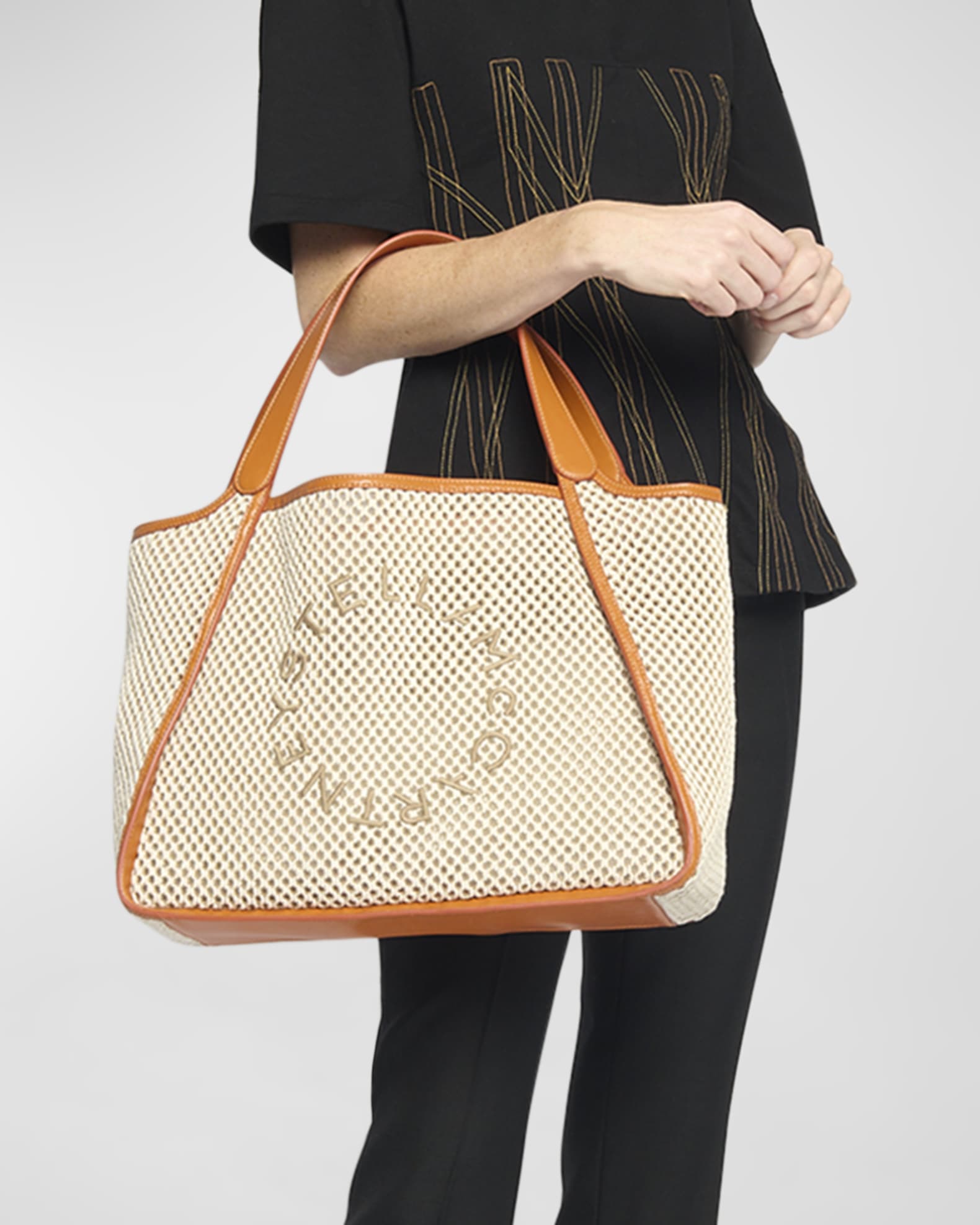 Stella McCartney Eco Mesh Rope Tote Bag | Neiman Marcus