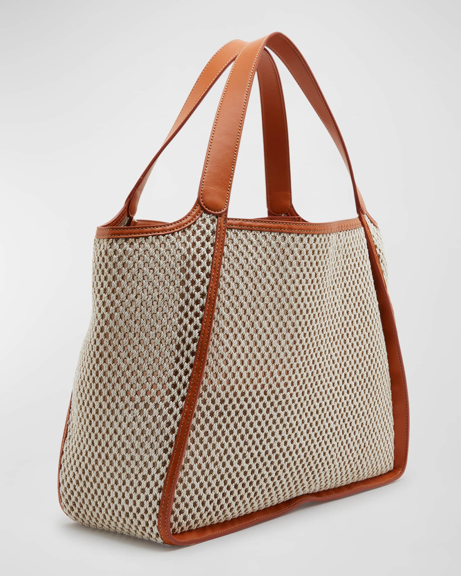 Stella McCartney Eco Mesh Rope Tote Bag | Neiman Marcus