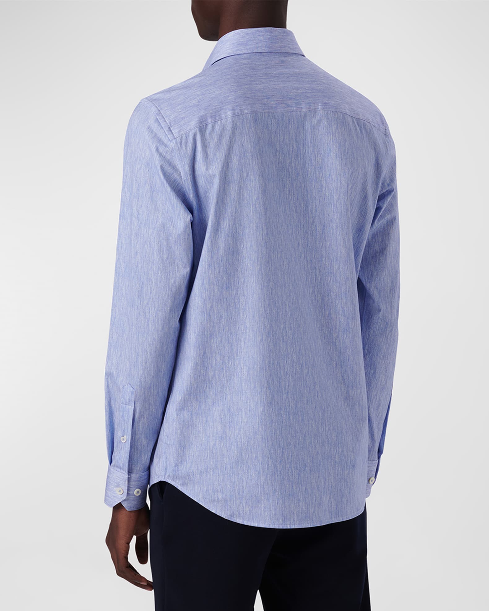 Bugatchi Men's OoohCotton Tech Sport Shirt | Neiman Marcus
