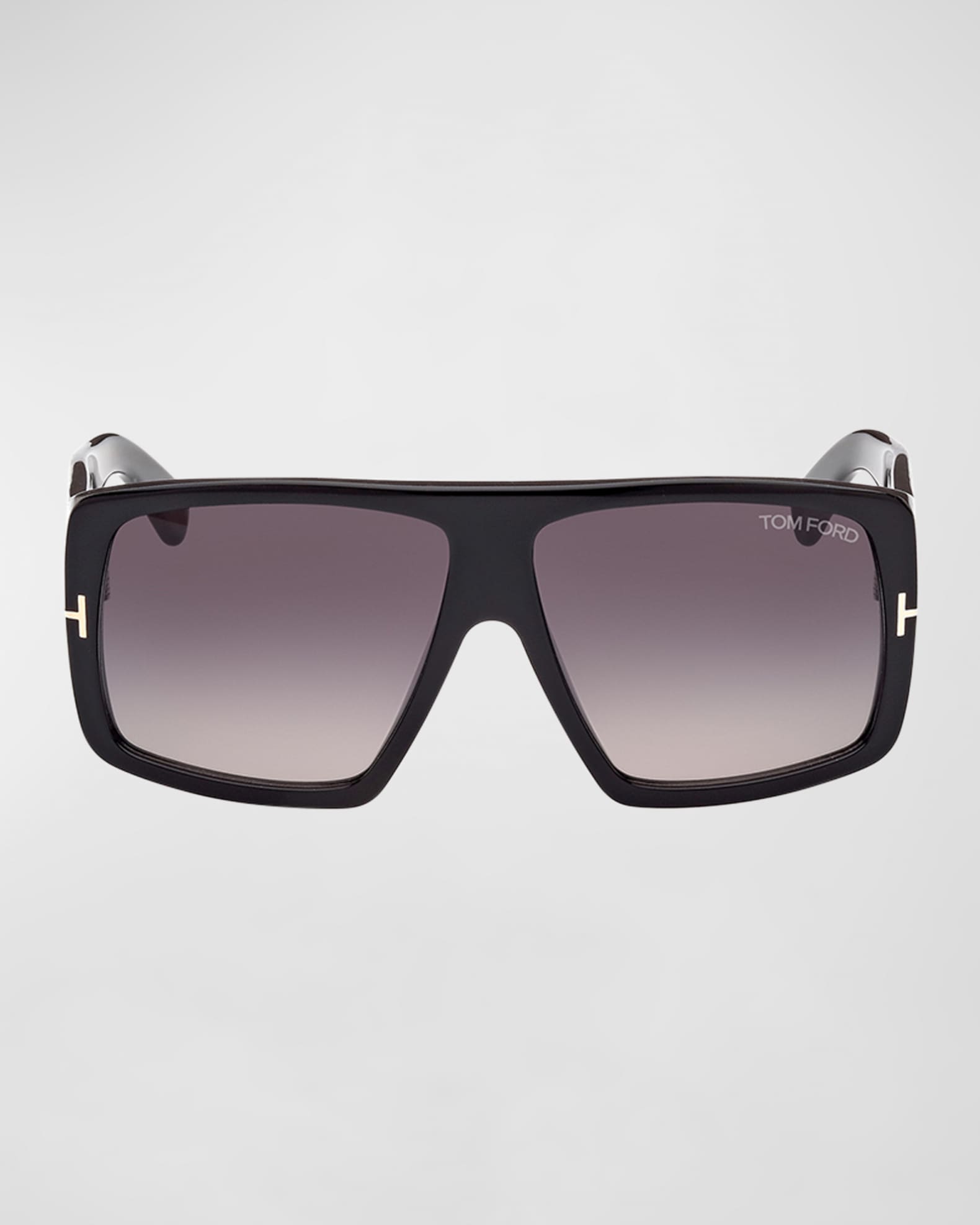 TOM FORD Raven Gradient Logo Square Acetate Sunglasses | Neiman Marcus