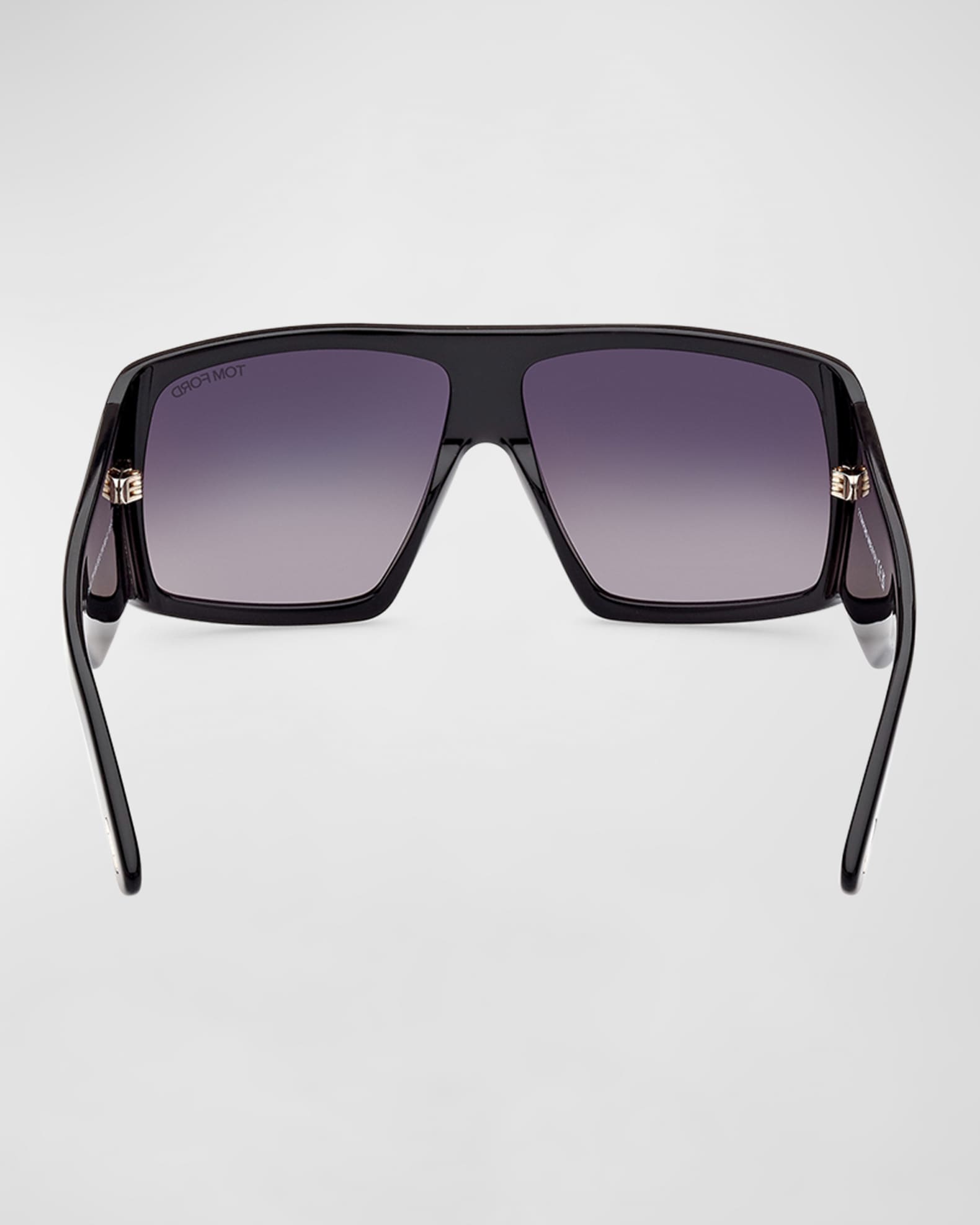 TOM FORD Raven Gradient Logo Square Acetate Sunglasses | Neiman Marcus