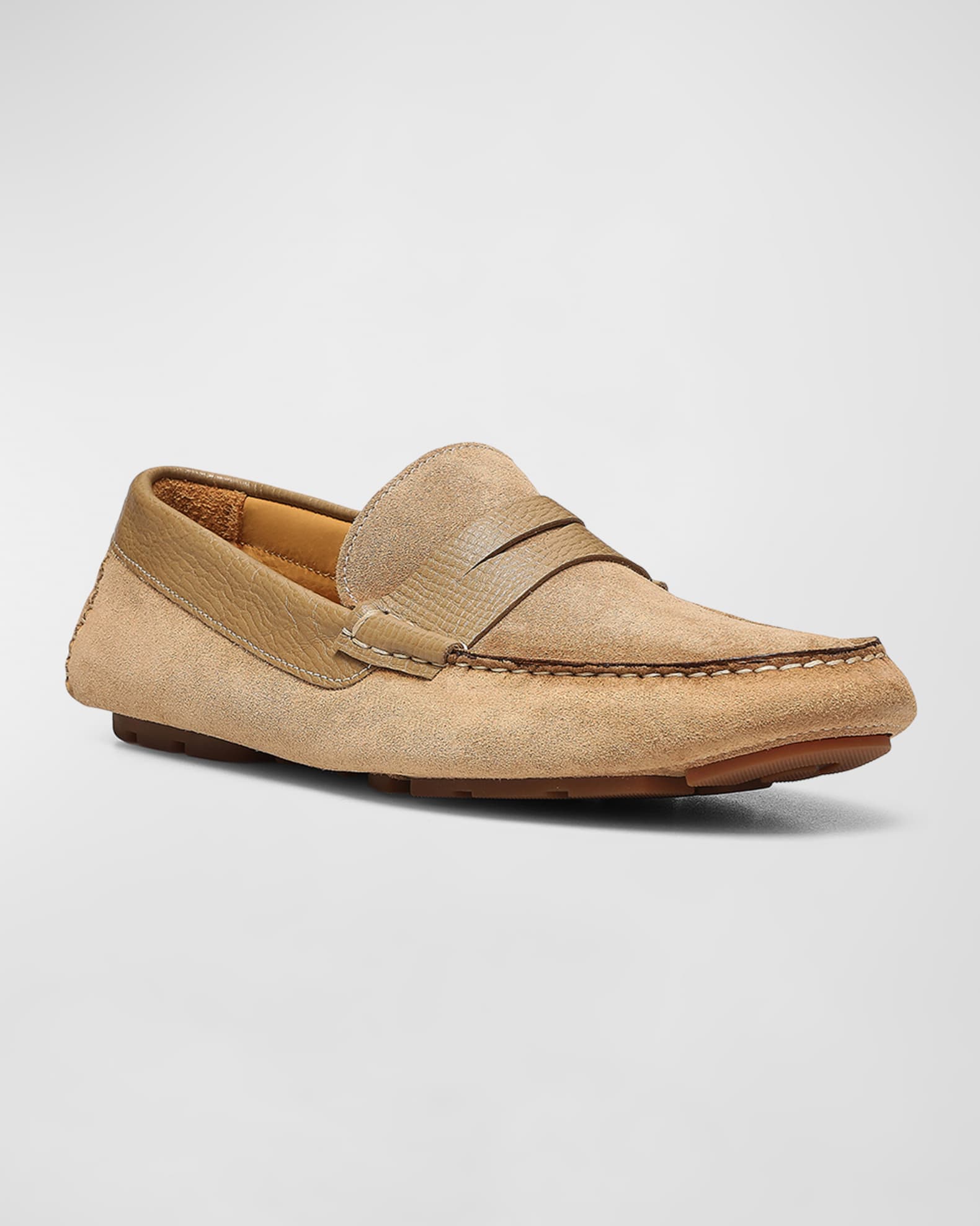 Donald Pliner Men's Maverick Suede Driving Shoes | Neiman Marcus