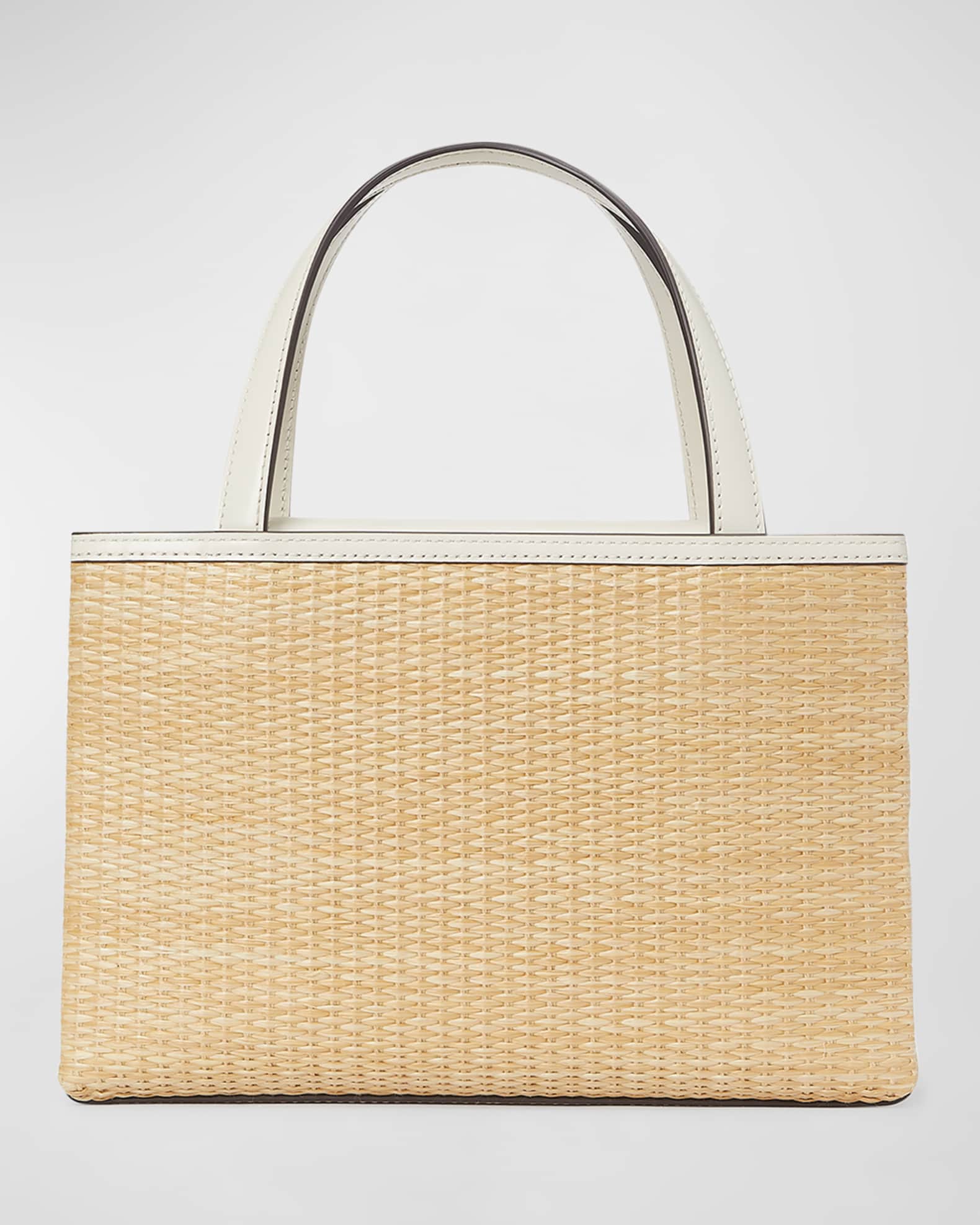 kate spade new york sam icon small dragonfly straw tote bag | Neiman Marcus