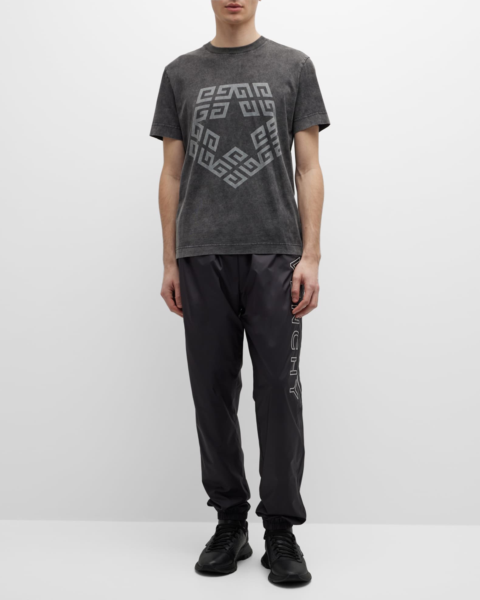 Givenchy Men's Logo Track Pants | Neiman Marcus