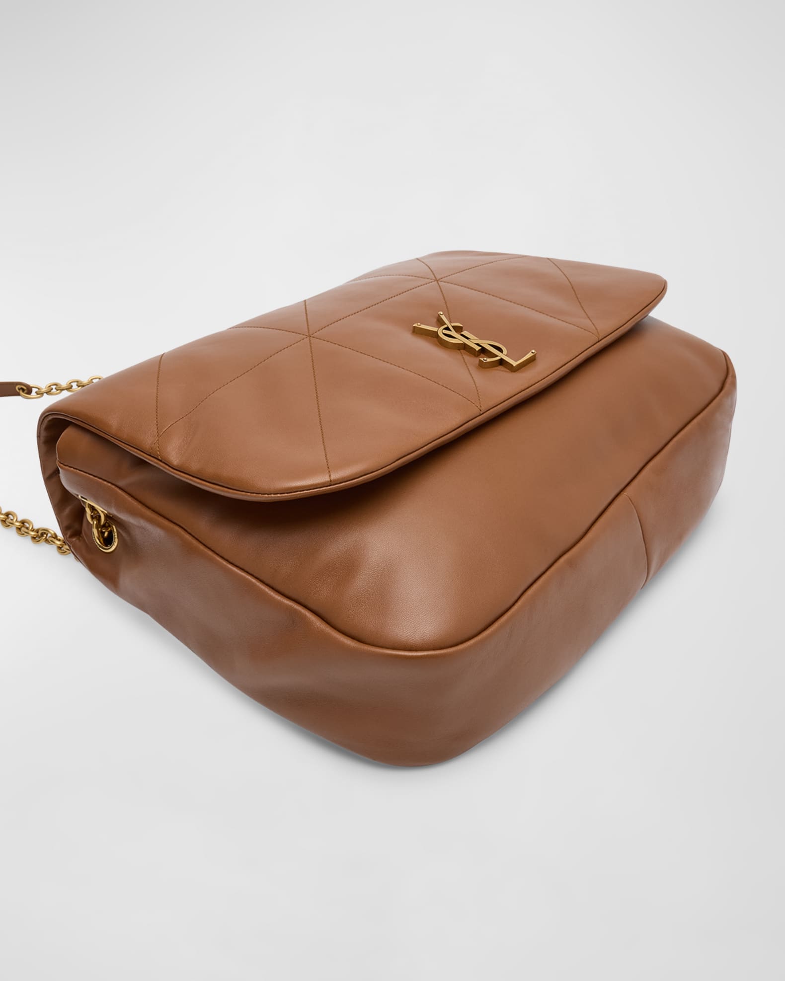 Saint Laurent Jamie 4.3 Maxi YSL Shoulder Bag in Smooth Leather | Neiman Marcus