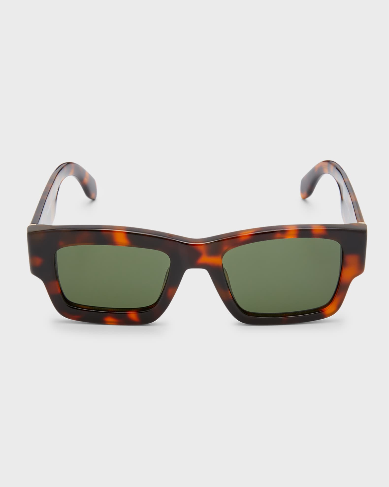 Palm Angels Murray Square Havana Acetate Sunglasses | Neiman Marcus