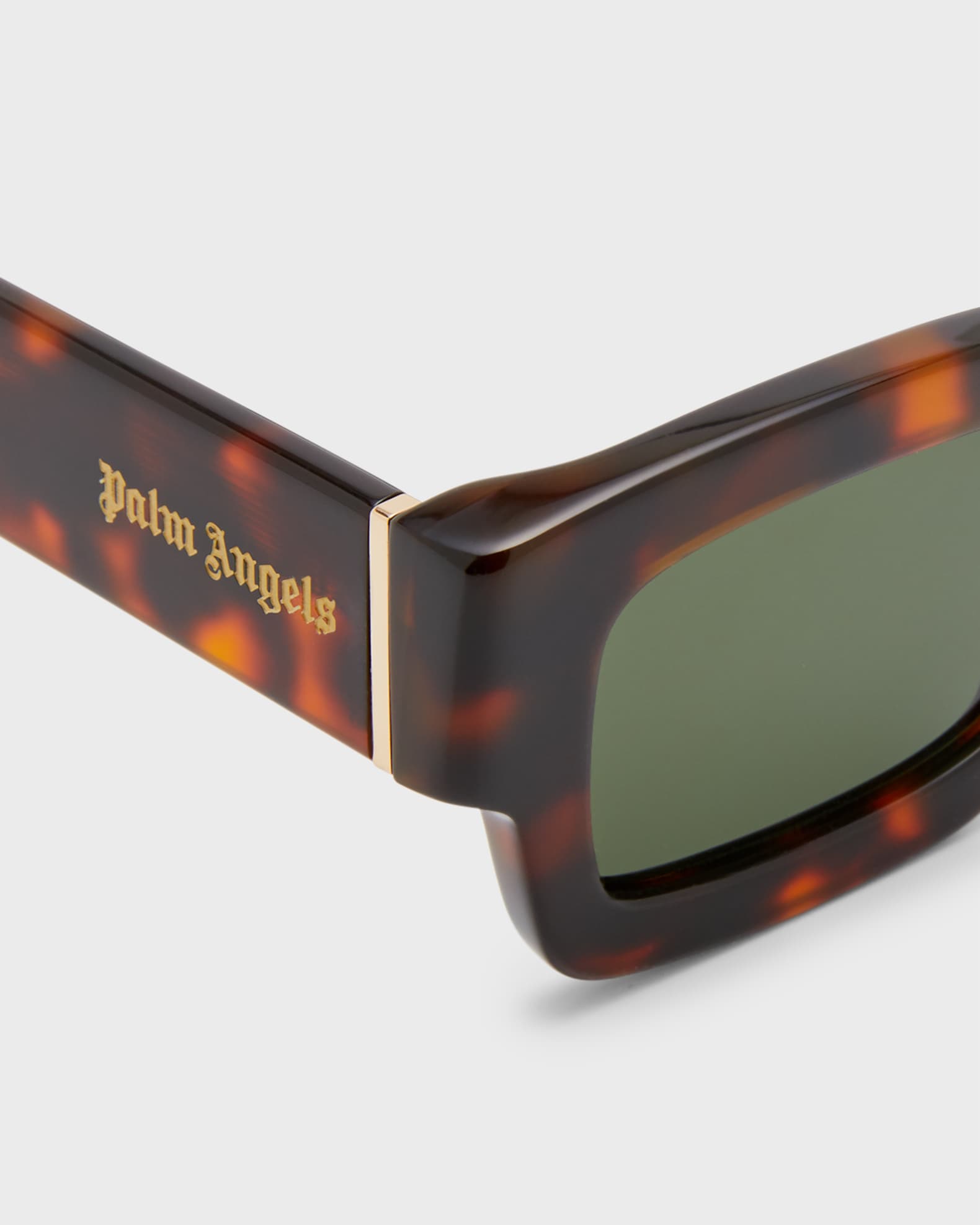 Palm Angels Murray Square Havana Acetate Sunglasses | Neiman Marcus