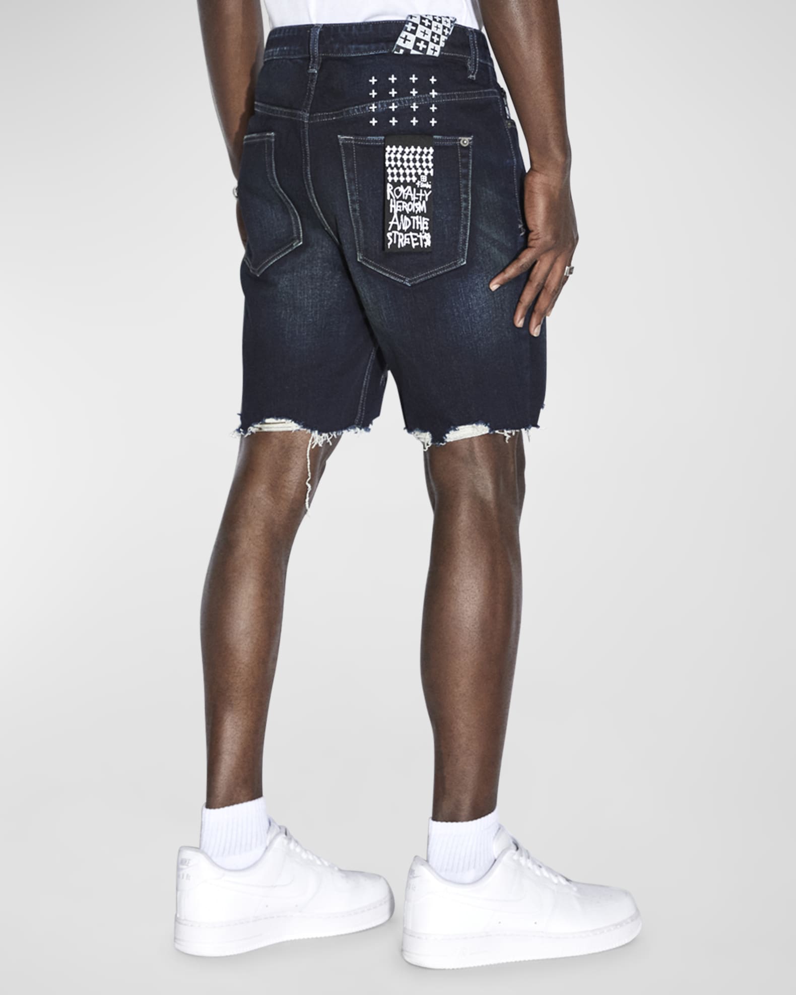 Ksubi Men's Chopper Distressed Denim Shorts | Neiman Marcus