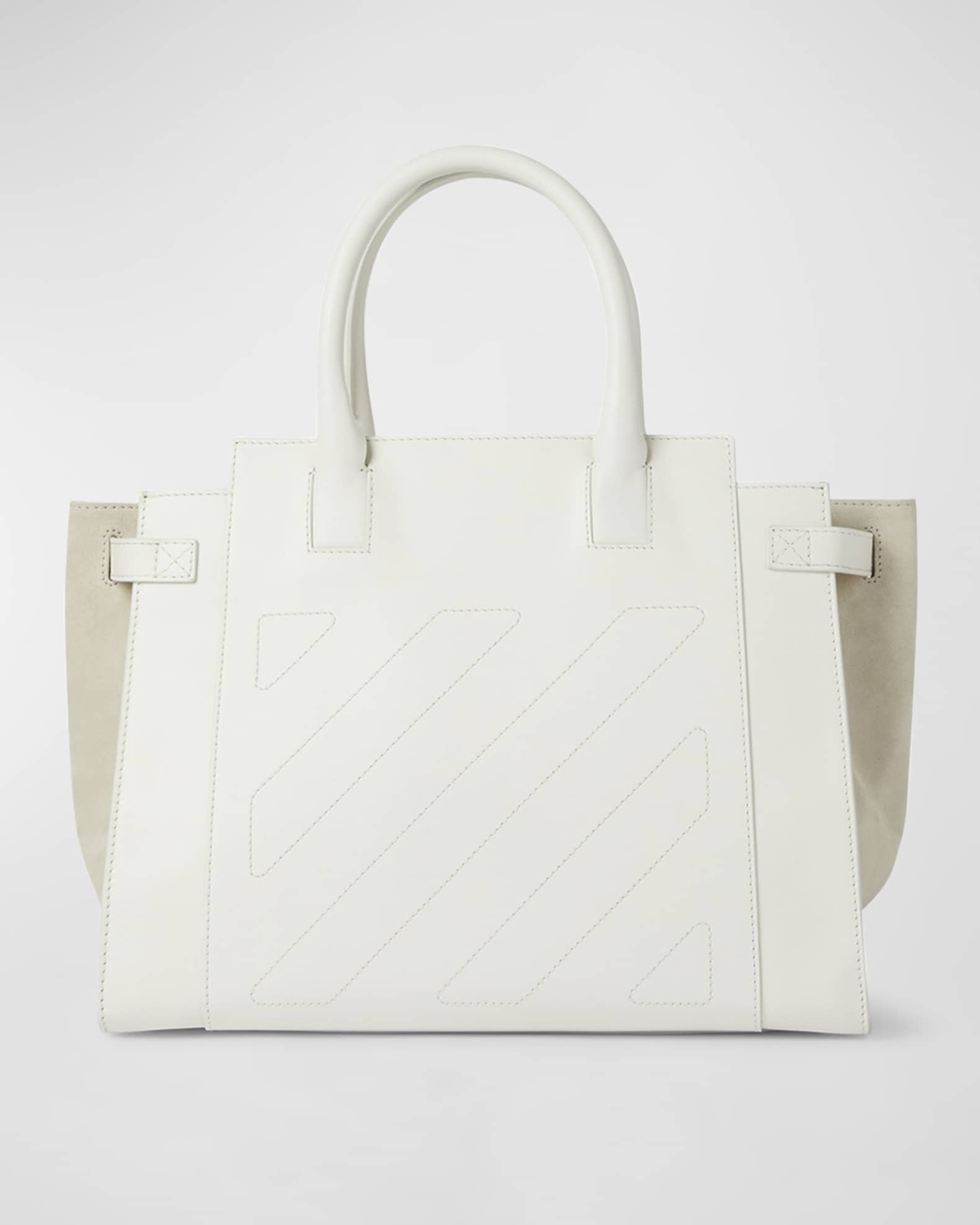 Off-White City Large Leather Tote Bag | Neiman Marcus