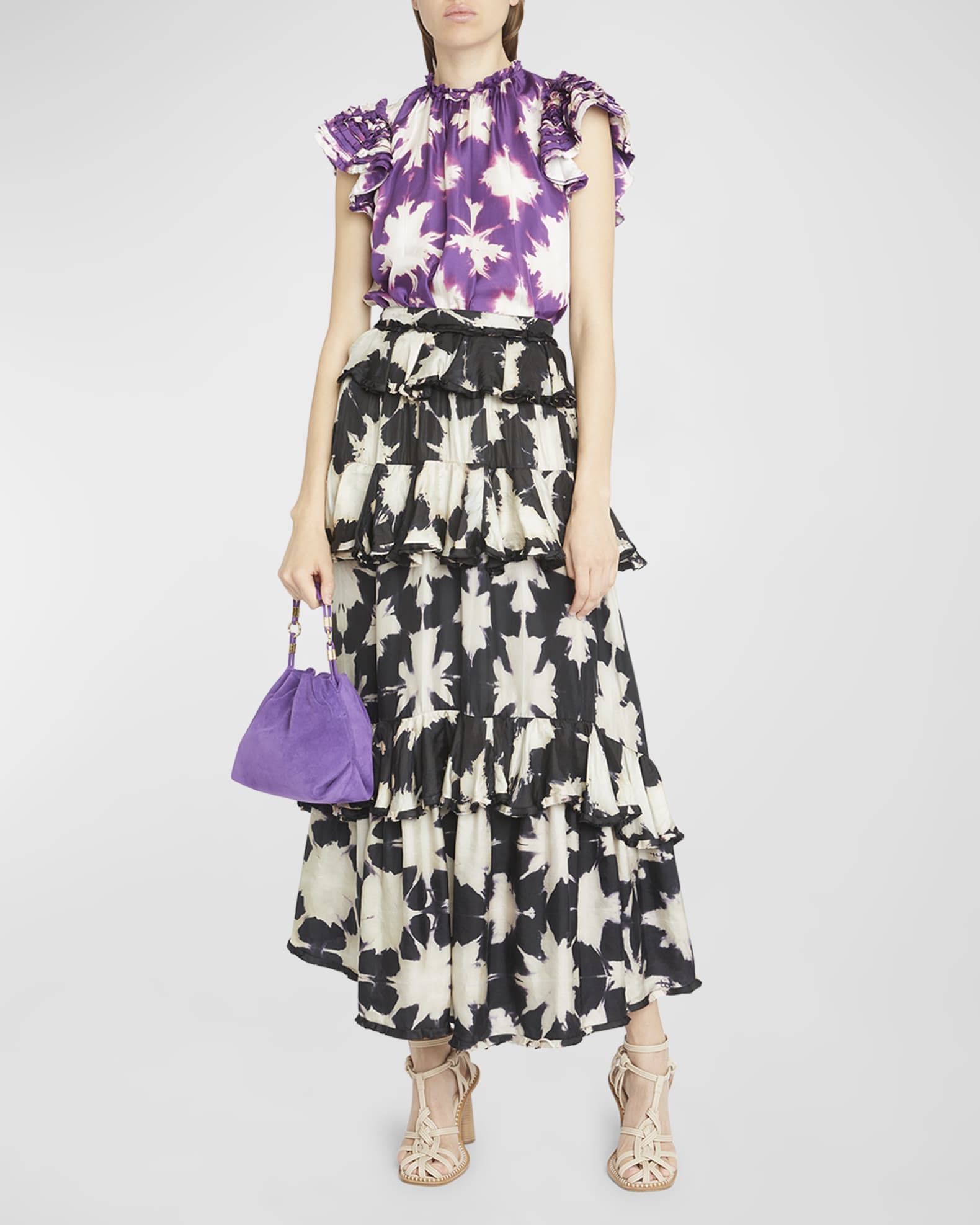 Ulla Johnson Remy Mini Suede Shoulder Bag | Neiman Marcus