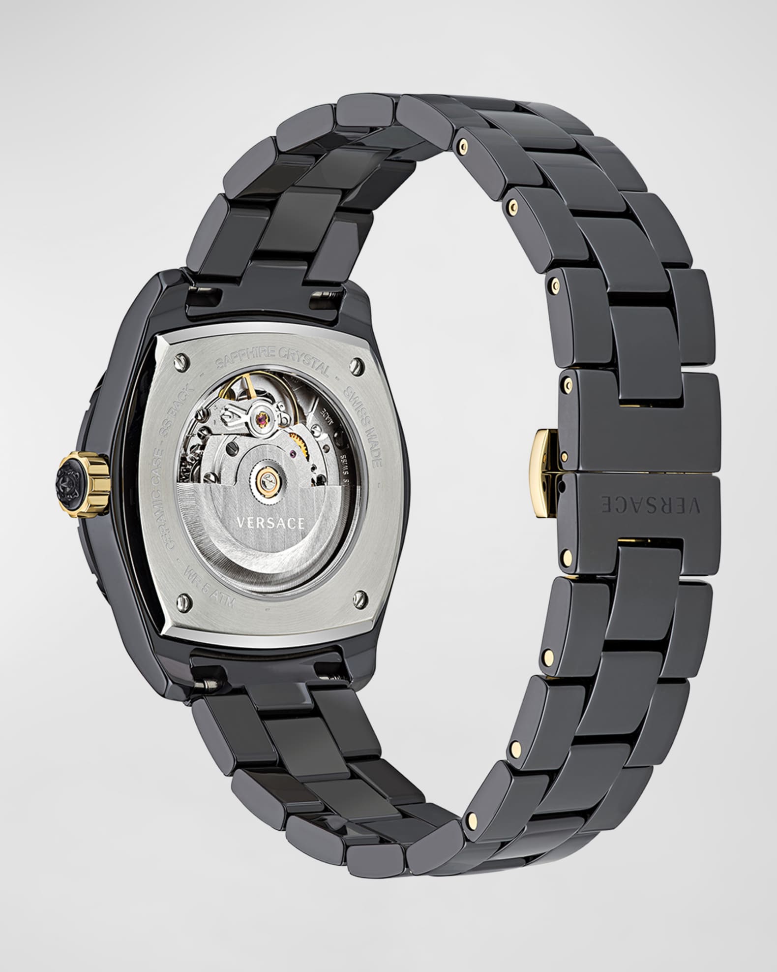 Versace Men's DV One Automatic Ceramic Bracelet Watch, 40mm | Neiman Marcus