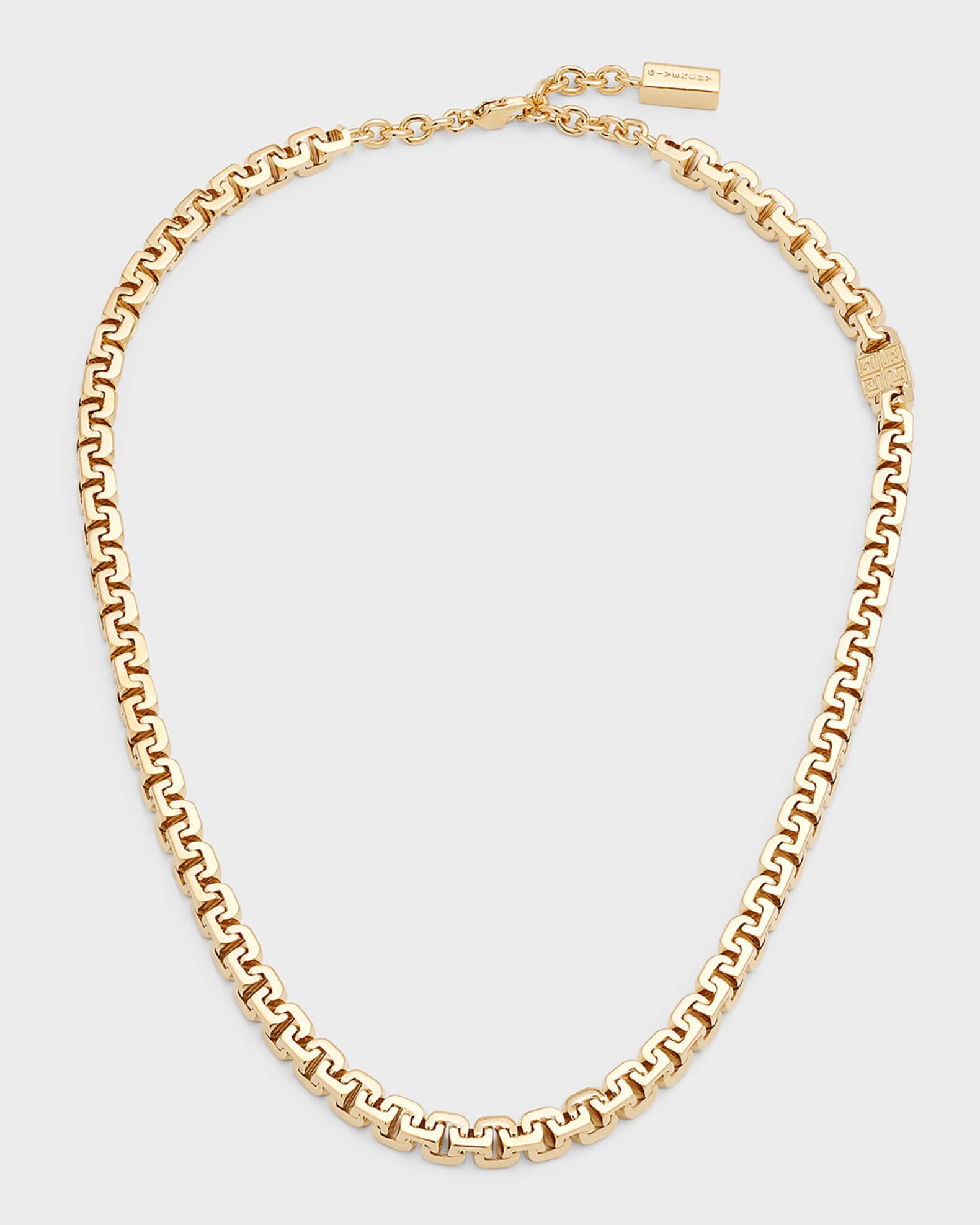 Givenchy Men's Gold-Tone Short G-Chain Necklace | Neiman Marcus