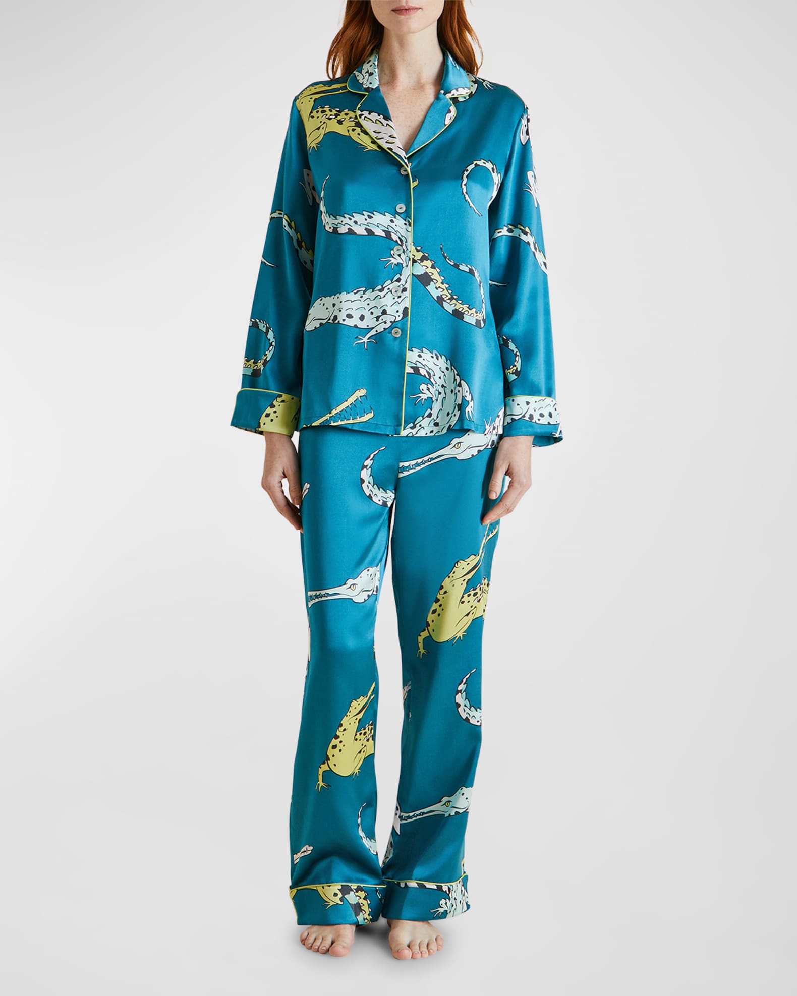 Olivia Von Halle Silk Pajamas