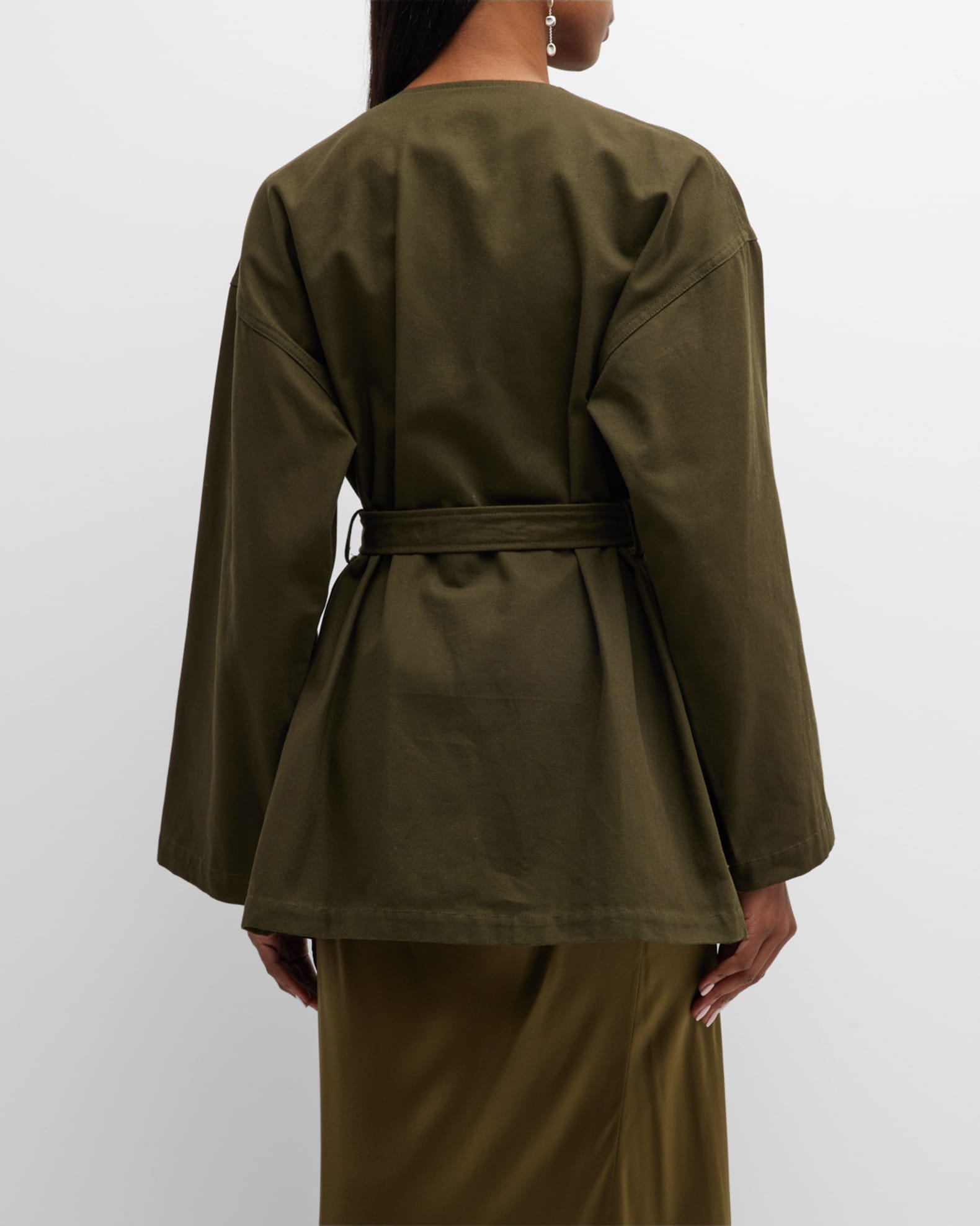 Nili Lotan Denise Anorak Belted Utility Jacket | Neiman Marcus