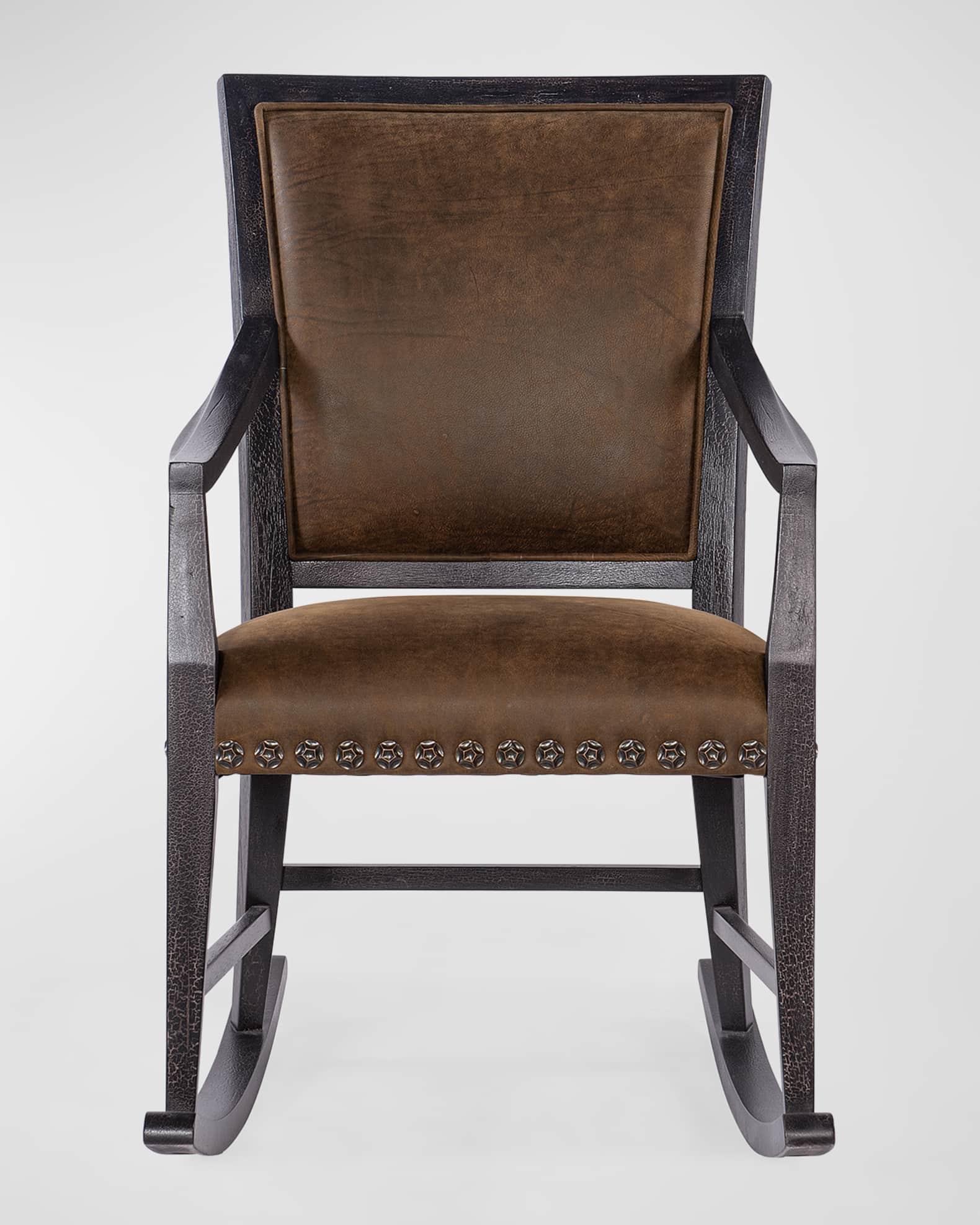 Hooker Furniture Big Sky Leather Rocking Chair | Neiman Marcus