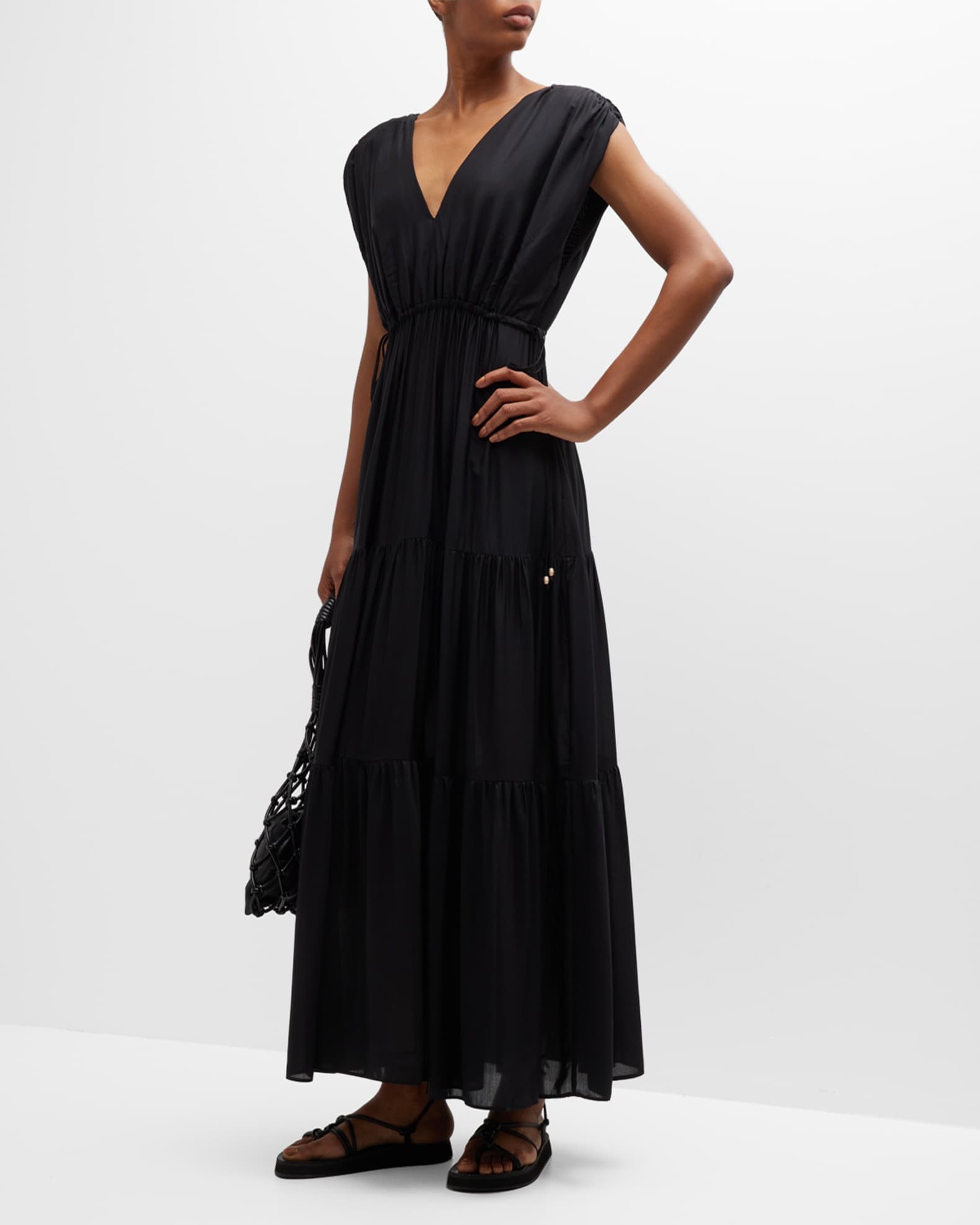 JETS Australia Jetset Tiered Maxi Dress | Neiman Marcus