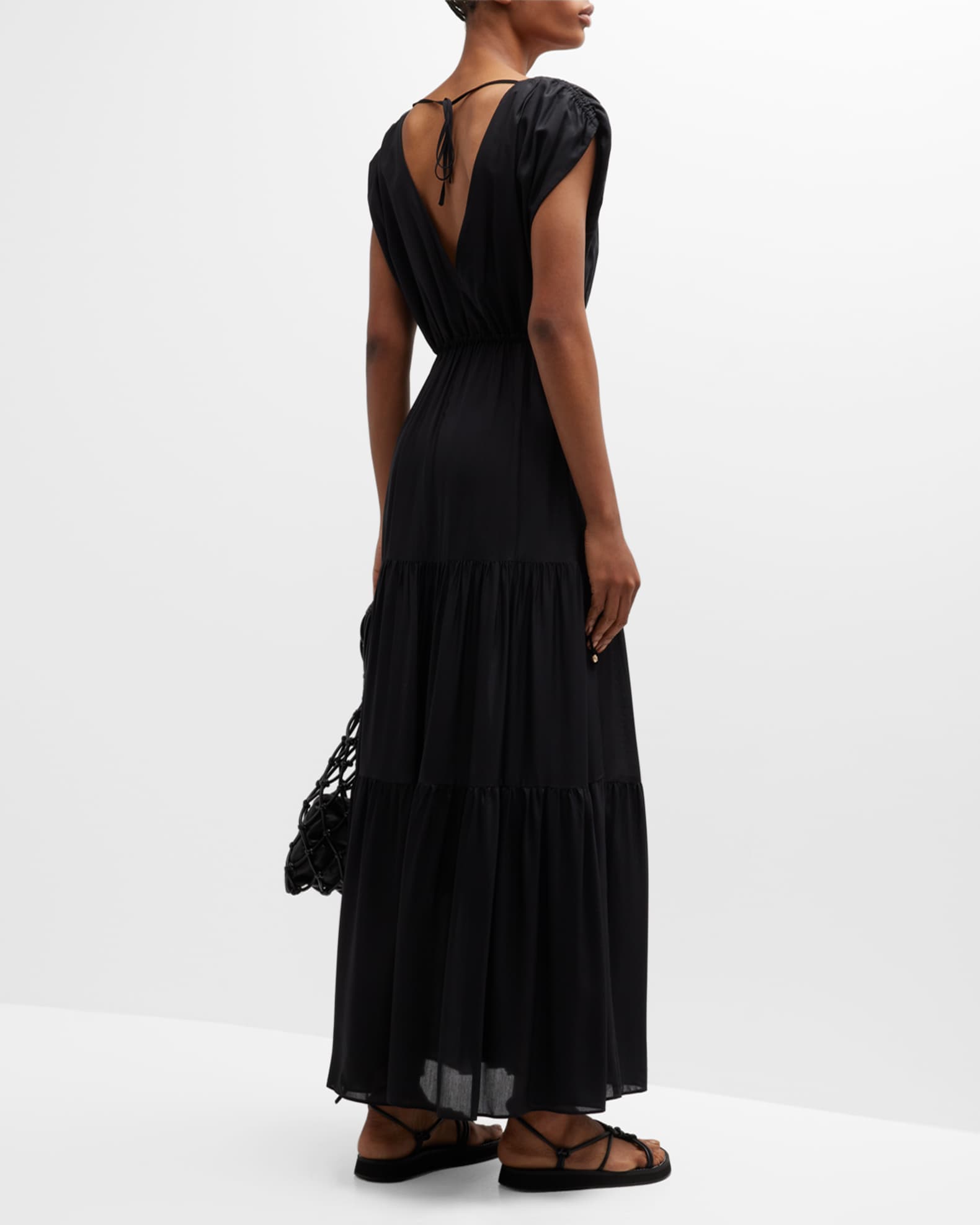 JETS Australia Jetset Tiered Maxi Dress | Neiman Marcus