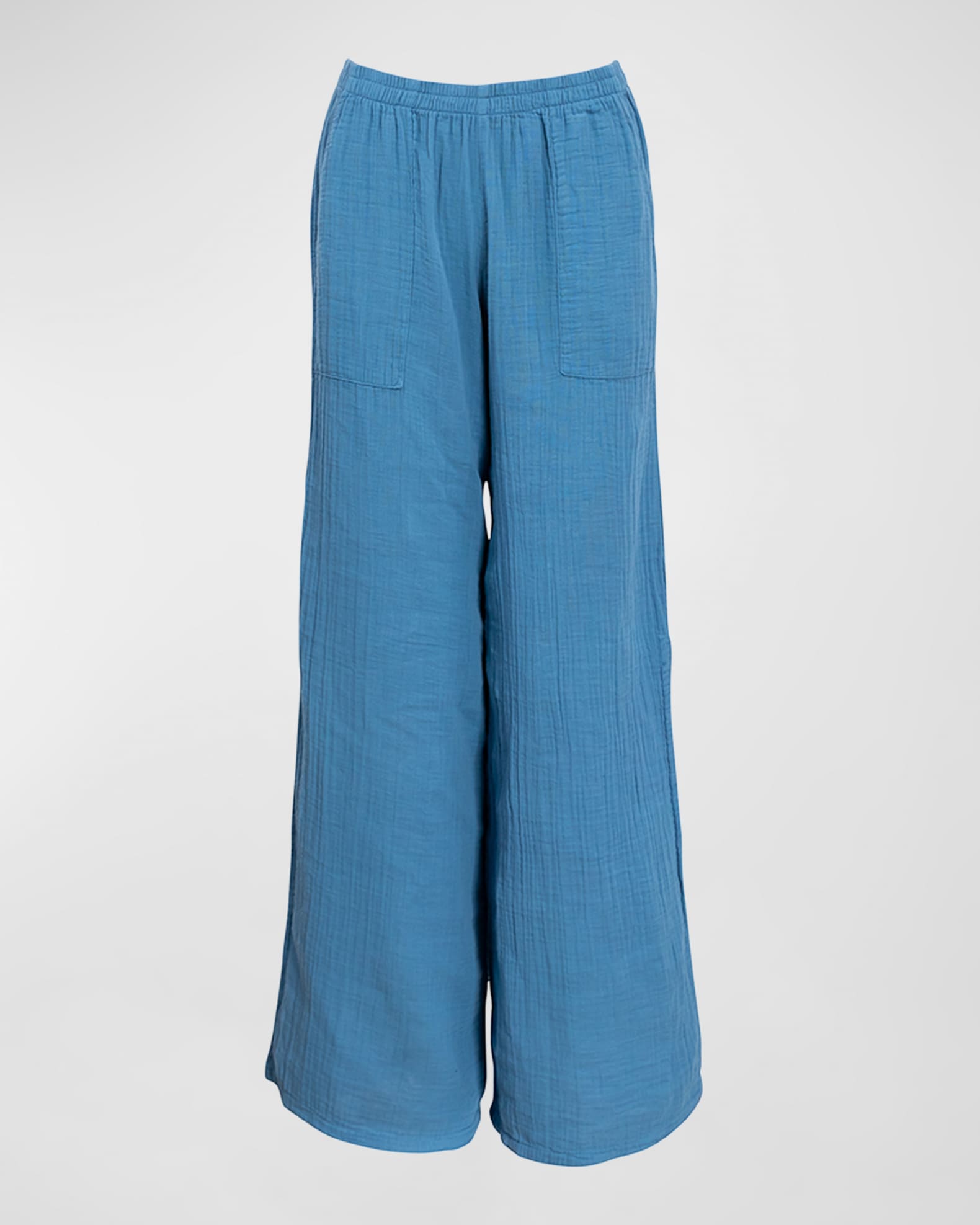 Everyday Ritual Riley Gauze Side-Split Pants | Neiman Marcus