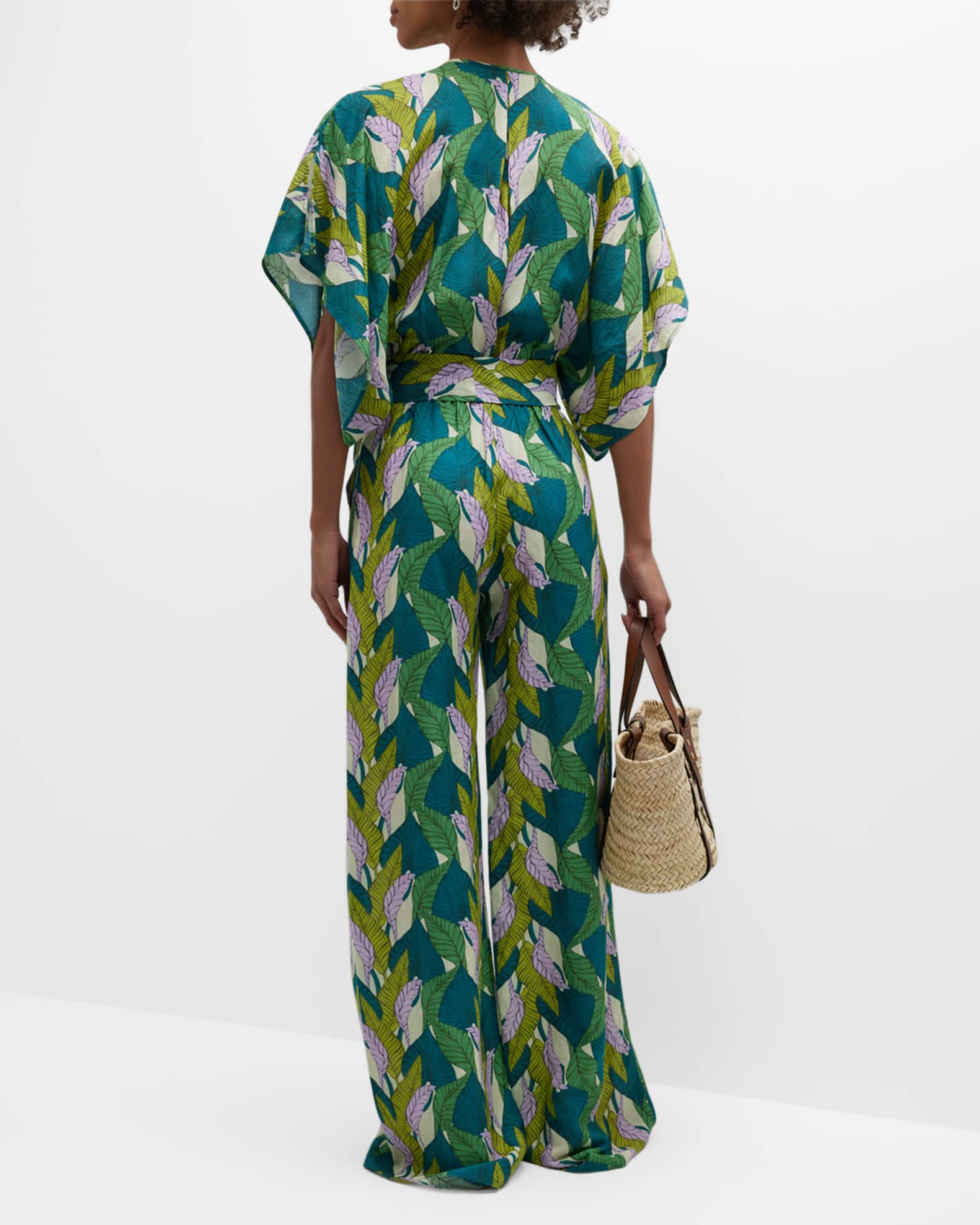 Jaline Natasha Wide-Leg Jumpsuit | Neiman Marcus