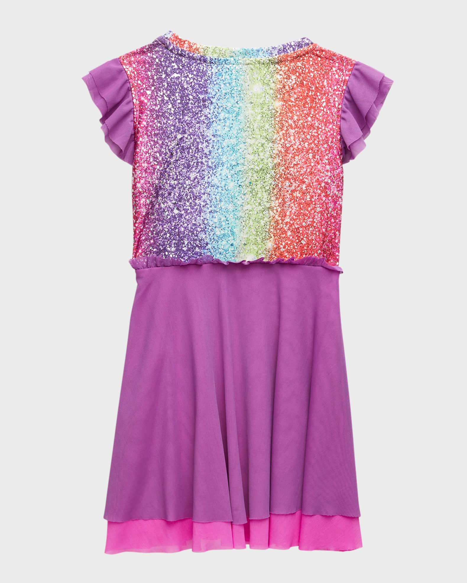 Girl's Rainbow Glitter Princess Dresses | Neiman Marcus
