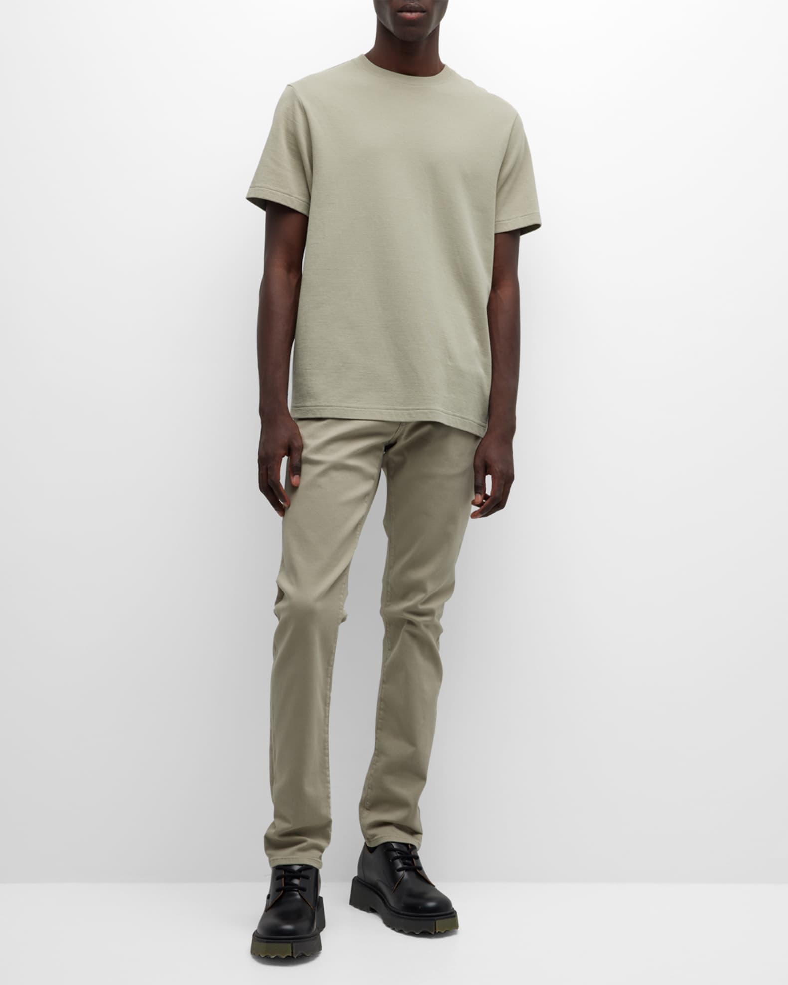 FRAME Men's Duo Fold Short Sleeve Tee | Neiman Marcus