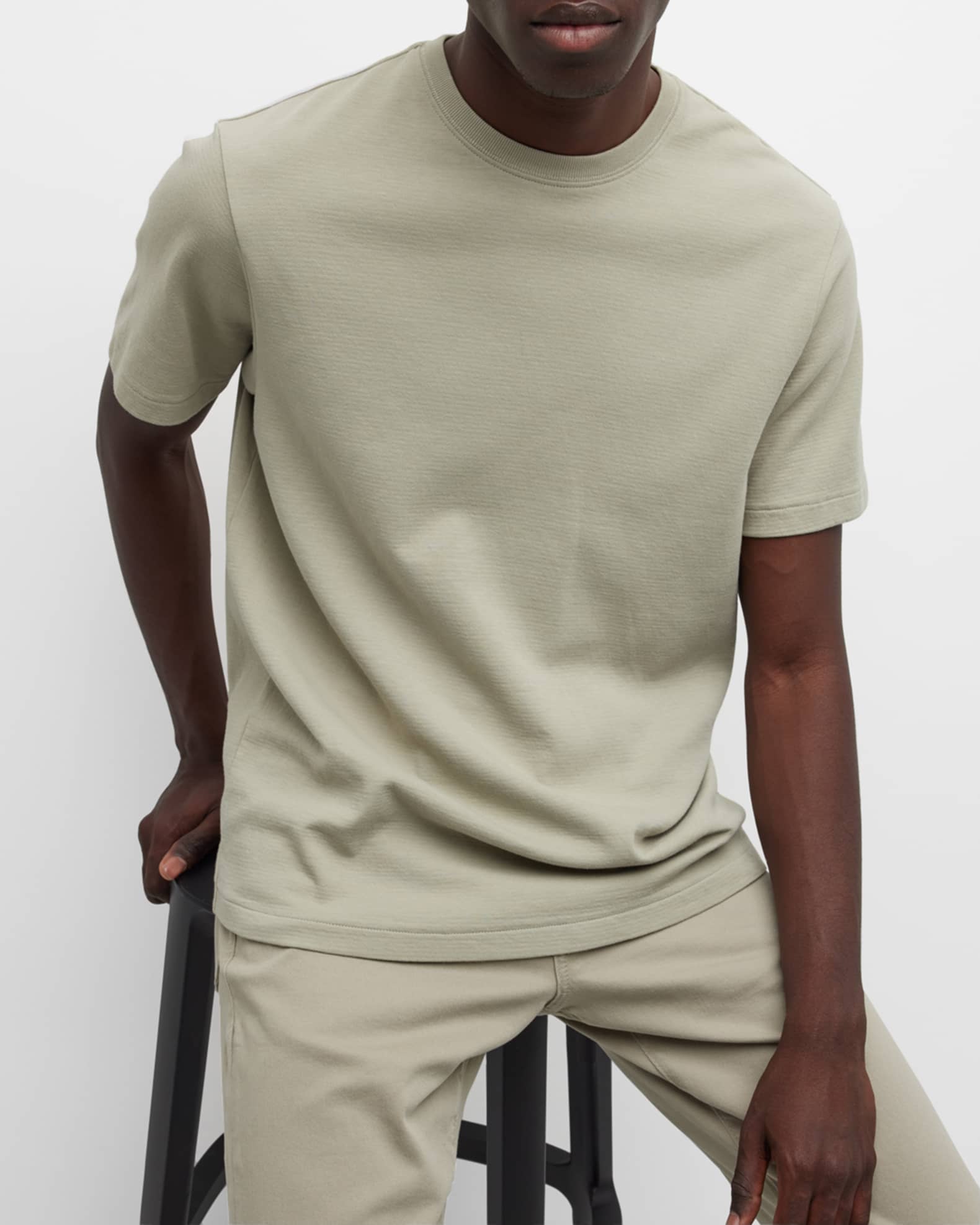 FRAME Men's Duo Fold Short Sleeve Tee | Neiman Marcus