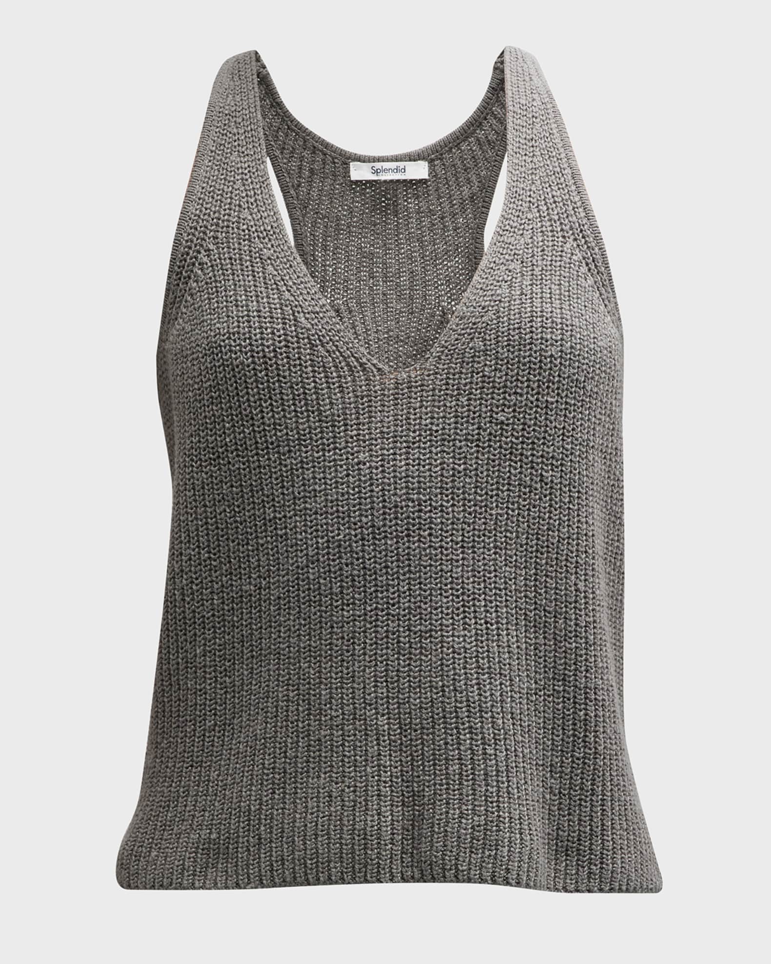 Splendid Deirdre Racerback Sweater Tank Top | Neiman Marcus