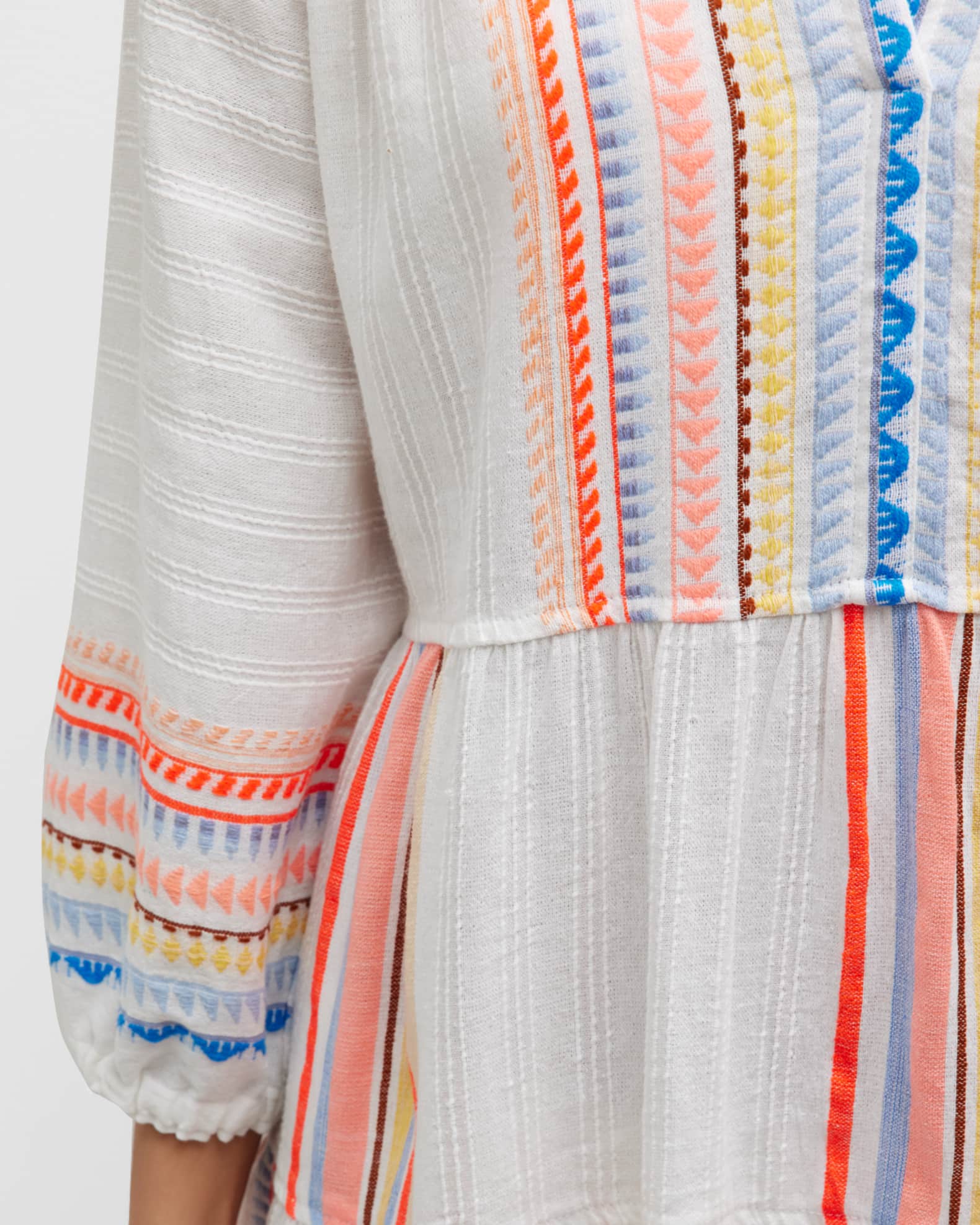 lemlem Bekah Popover Mini Dress | Neiman Marcus