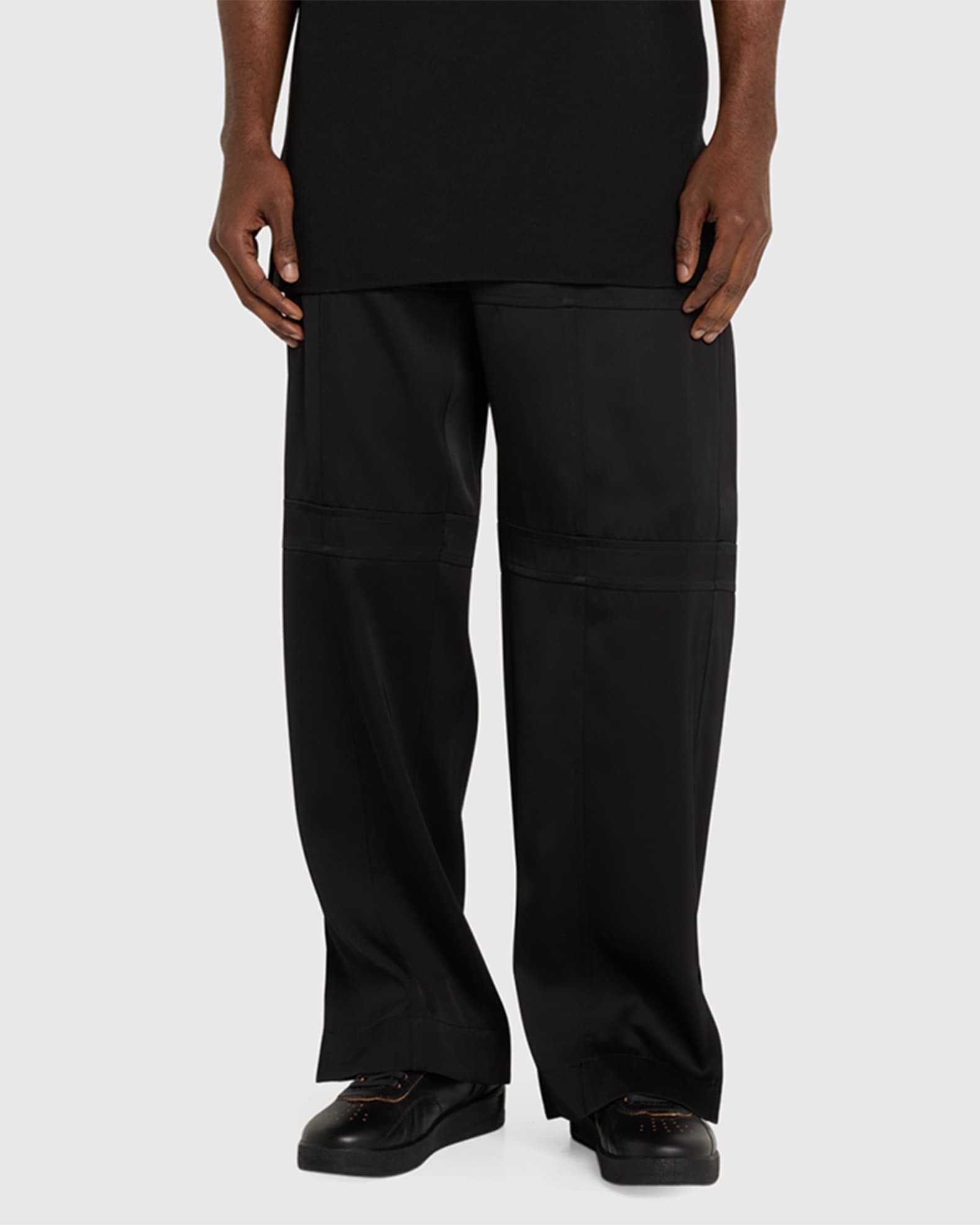Jil Sander Men's Heavy Twill Paneled Pants | Neiman Marcus