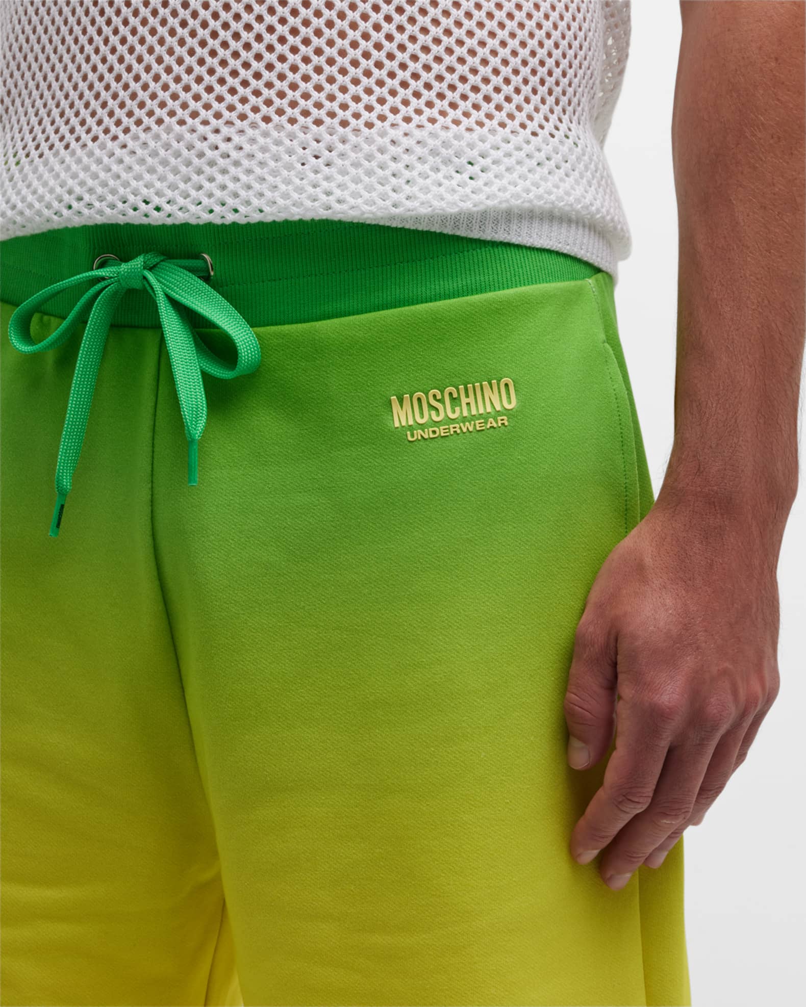 Moschino Men's Degrade Sweat Shorts | Neiman Marcus