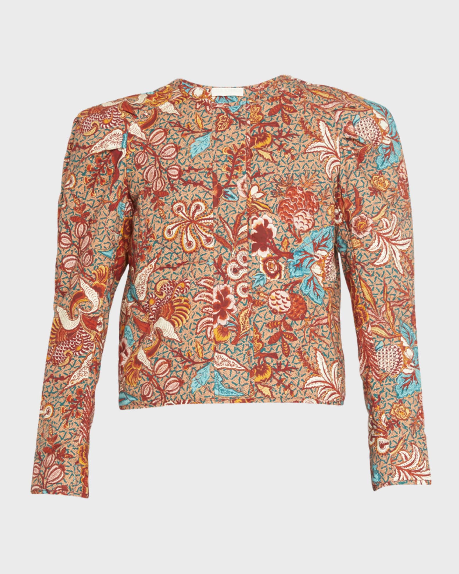Ulla Johnson Esti Short Floral Cotton Jacket | Neiman Marcus