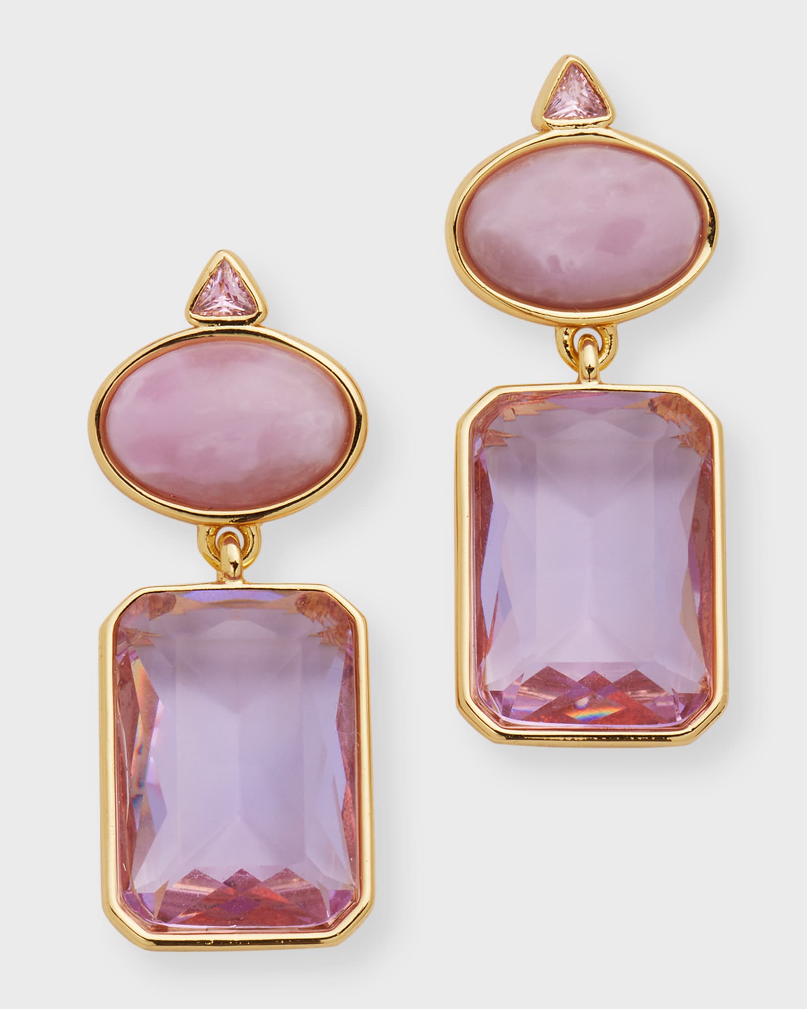 Mignonne Gavigan Lottie Multi-Stone Drop Earrings | Neiman Marcus