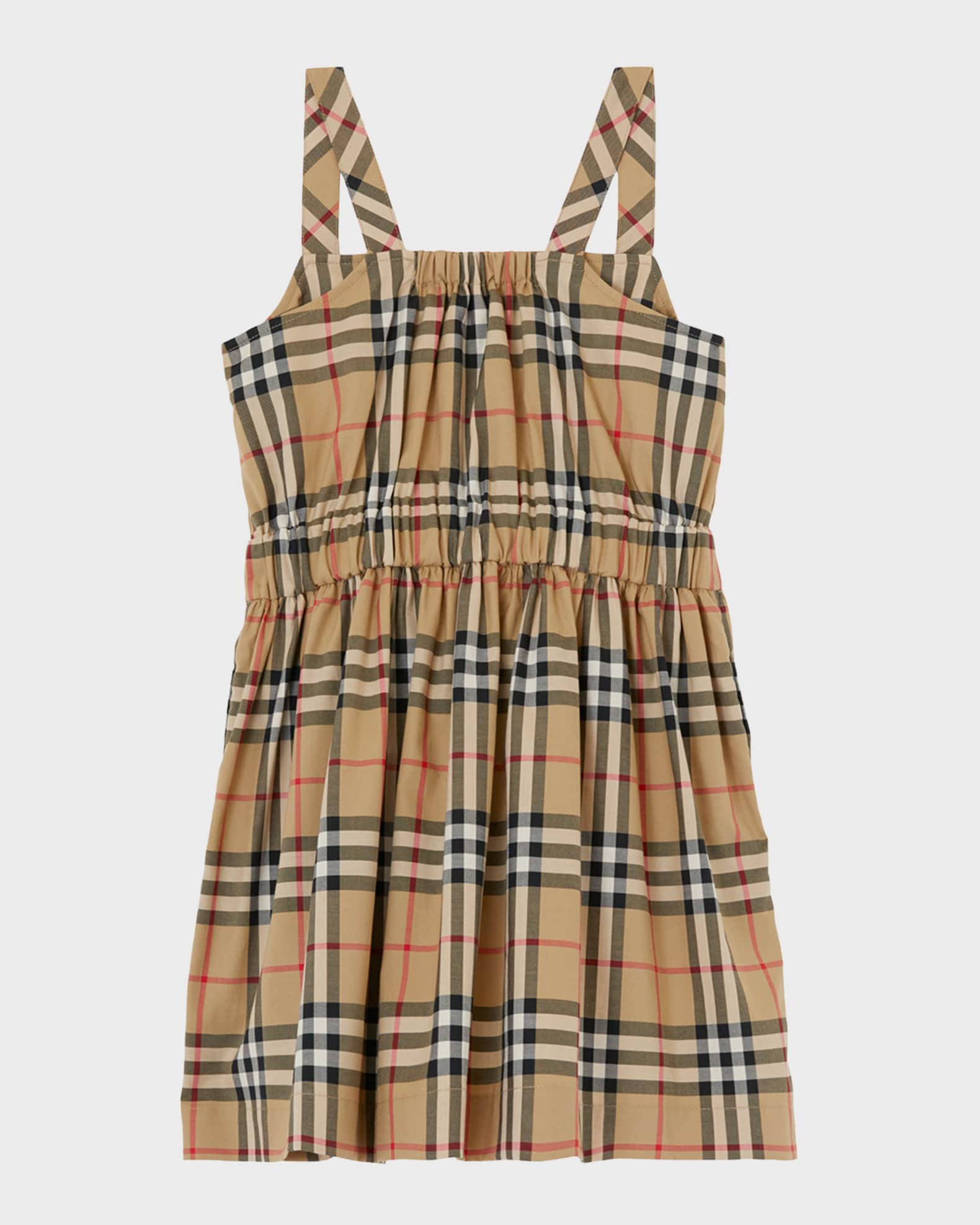 Girl's Sigourney Vintage Check-Print Dresses | Neiman Marcus