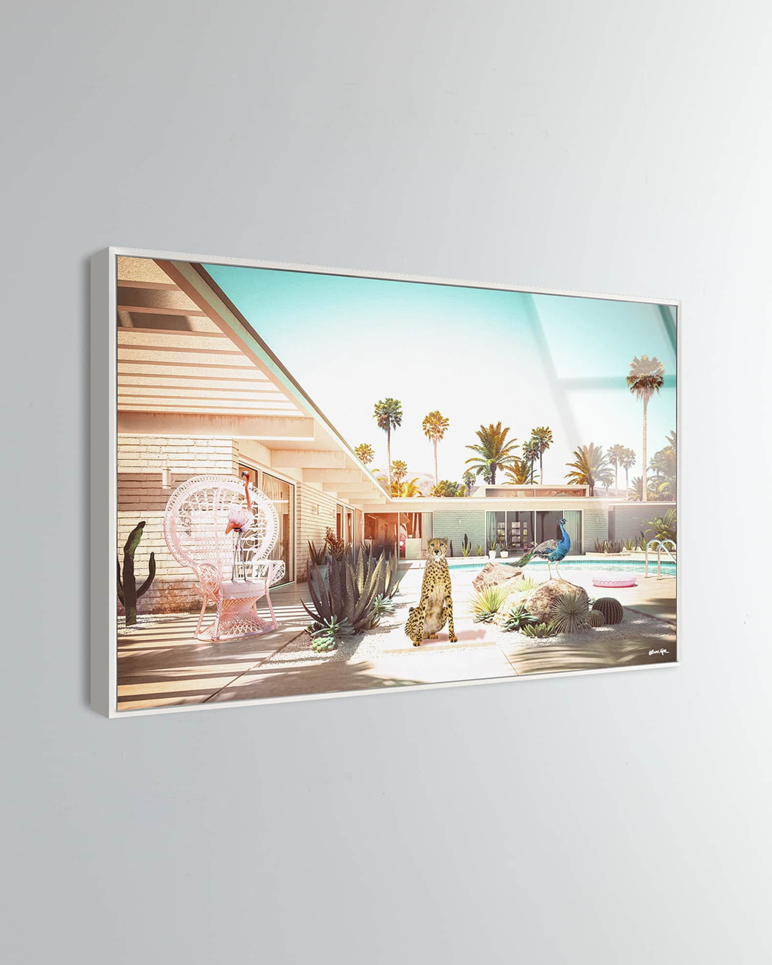 The Oliver Gal Artist Co. Palm Springs Dream Framed Acrylic Print ...