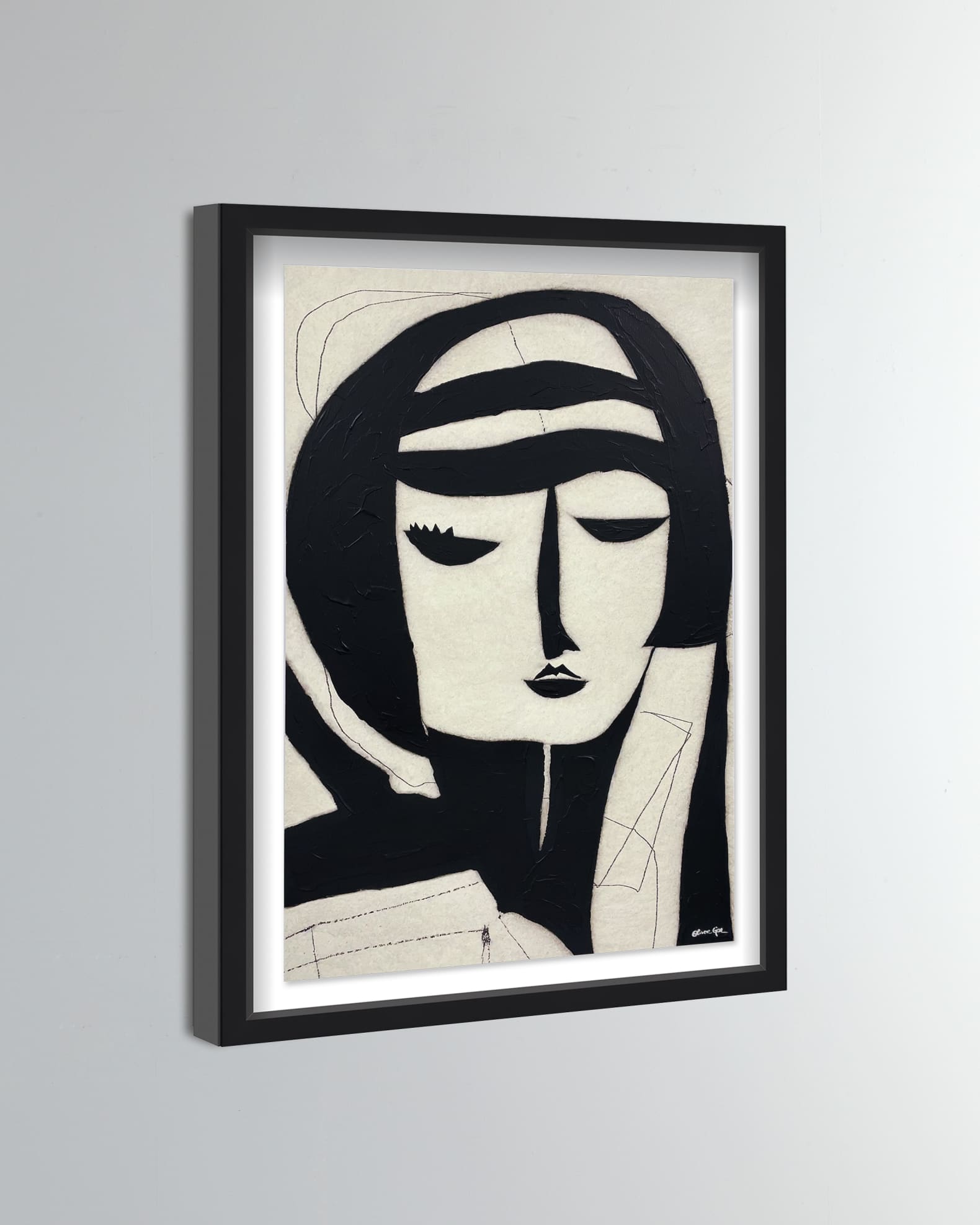 The Oliver Gal Artist Co. Woman in Thought Giclée Art Print | Neiman Marcus