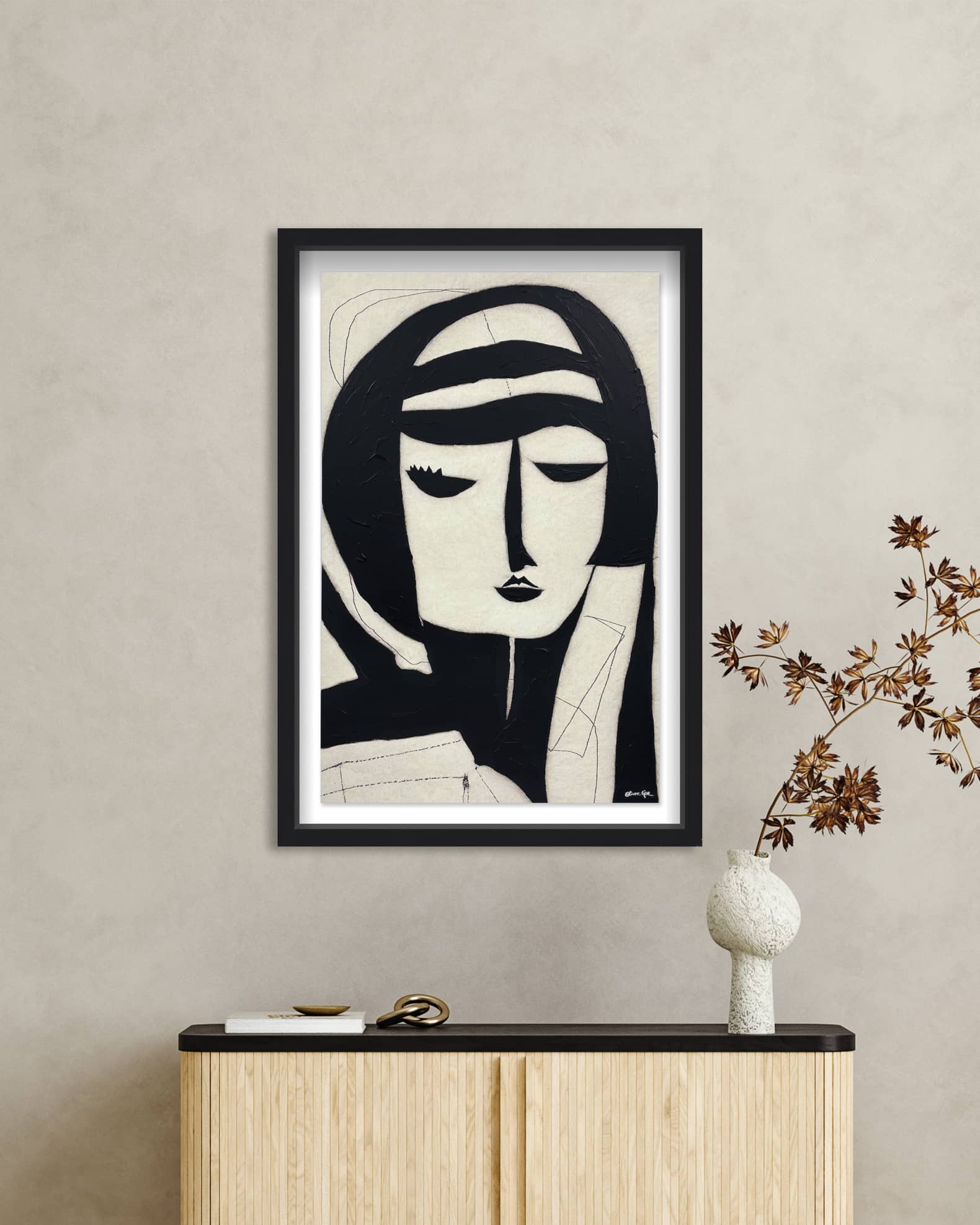 The Oliver Gal Artist Co. Woman in Thought Giclée Art Print | Neiman Marcus