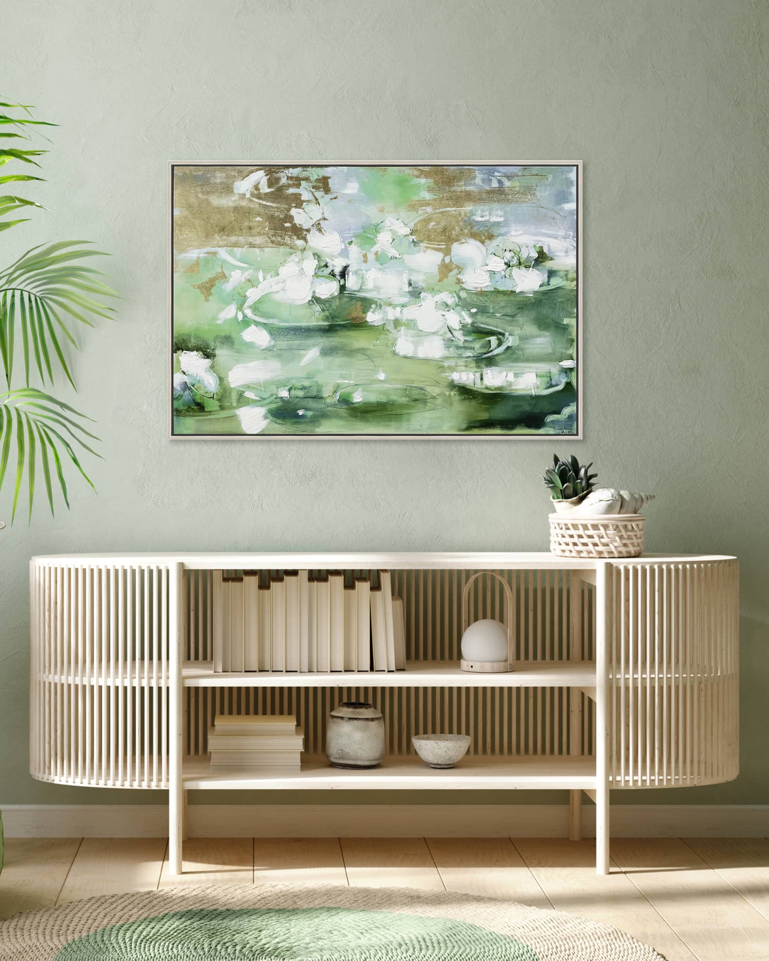 The Oliver Gal Artist Co. Through the Moss Sunrise Giclée Wall Art By ...